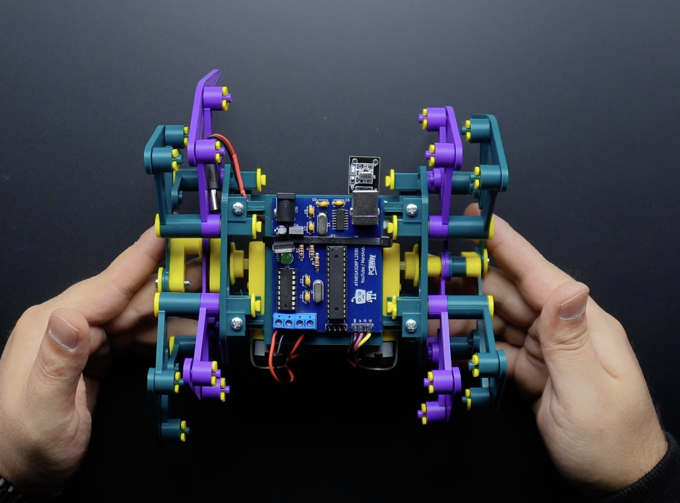 3D Printed Theo Jansen Style Octopod Robot (Arduino Based) : 7 Steps ...