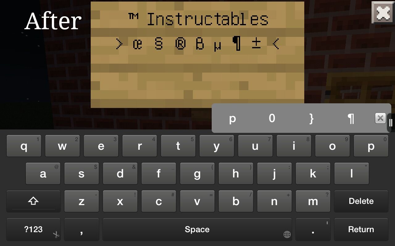 Small Text on Minecraft PE - Instructables