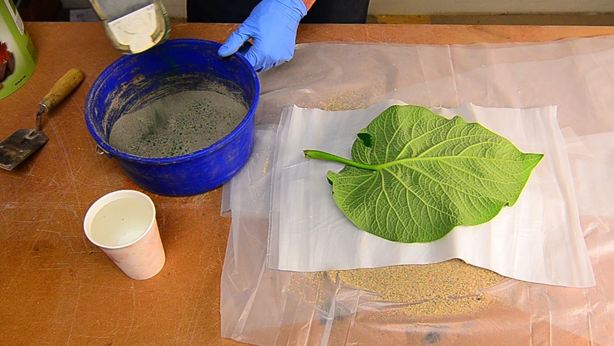 Shape Your Own : Decorative Concrete Leaf : 5 Steps - Instructables