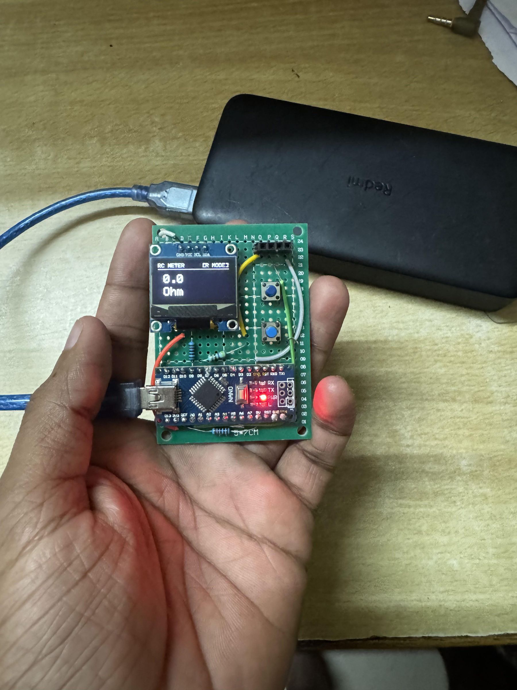 DIY RC Meter (Resistance + Capacitance) Very Accurate — With OLED ...