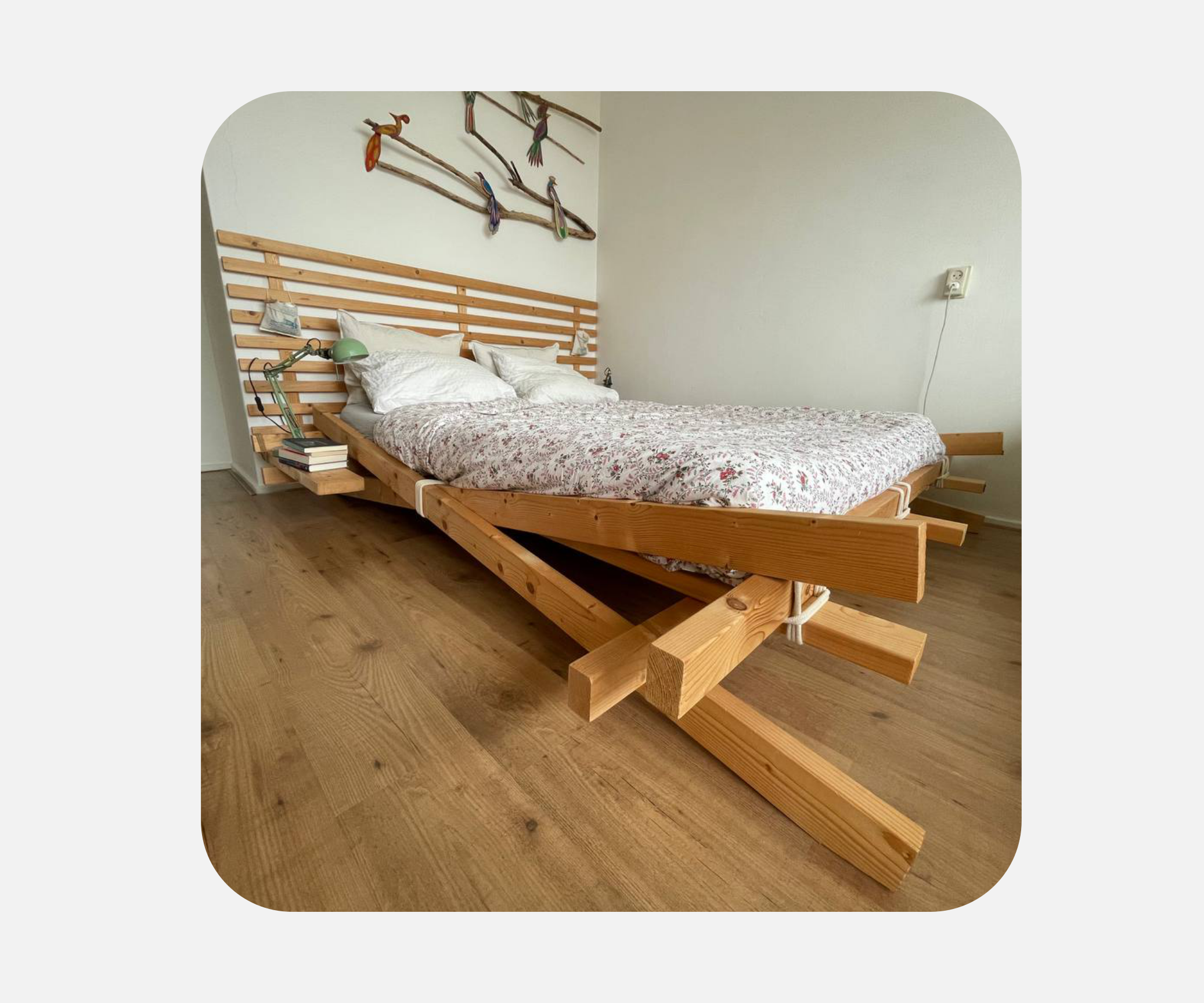 DaVinci's Bed - Self-Supporting No Tool Bed Frame : 6 Steps (with ...