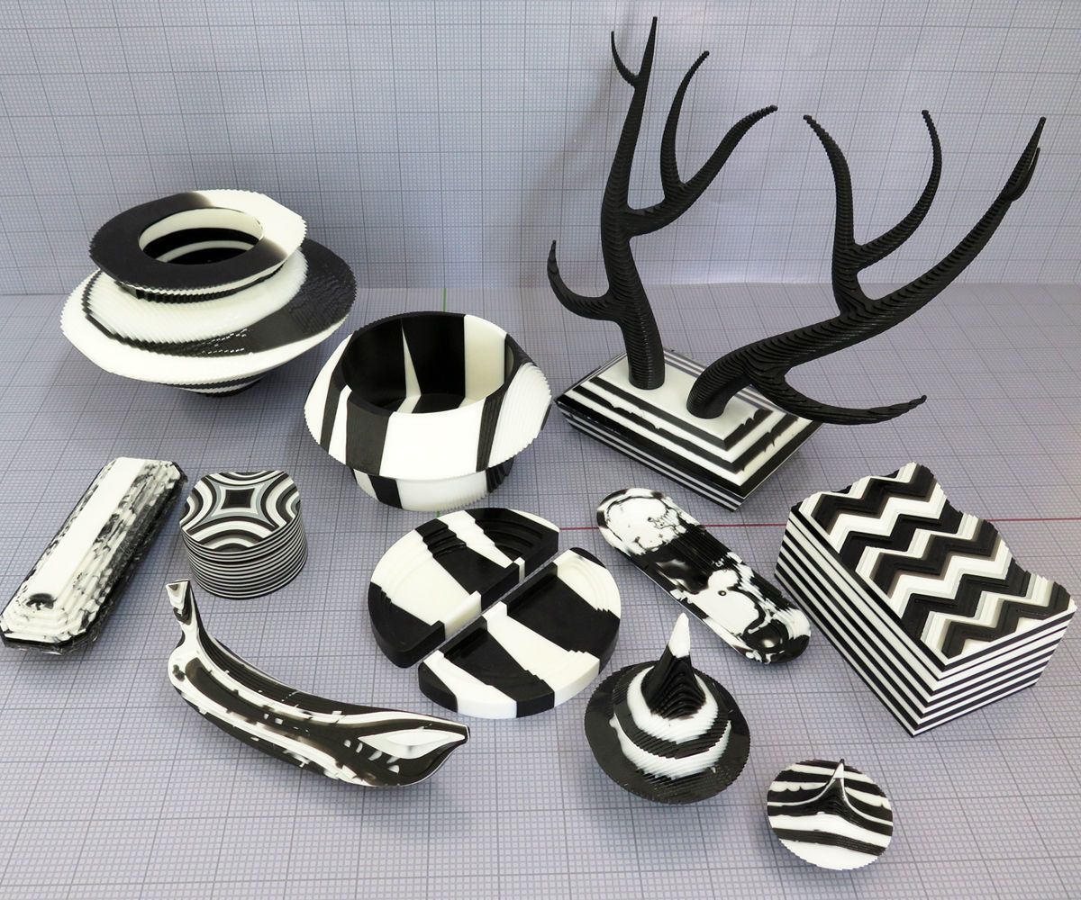 Digital Aesthetics Recreated in the Physical - CNCed Resin Cast Objects ...