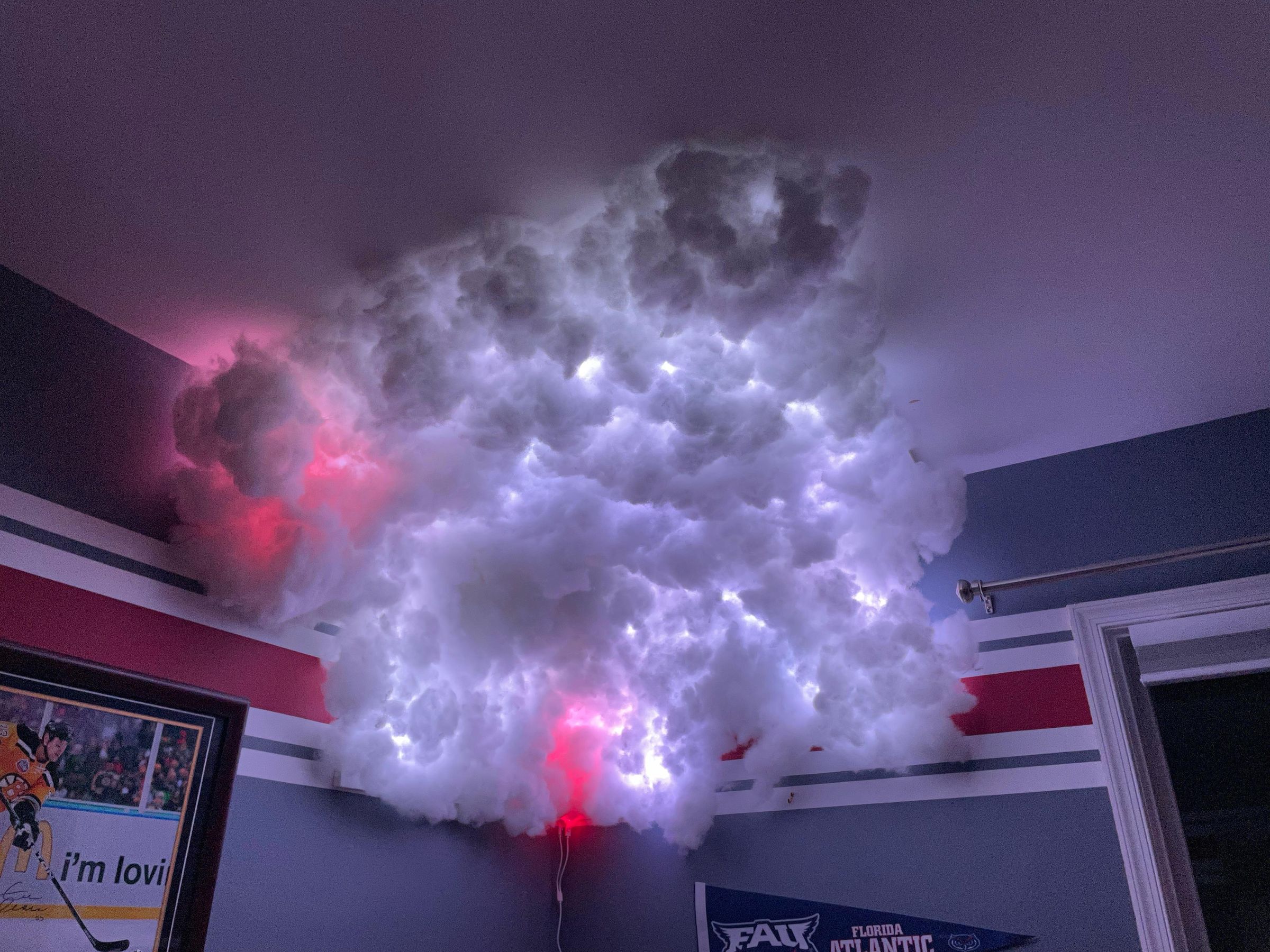 LED Cloudscape Bedroom Lighting/Lamp Effect : 5 Steps (with Pictures ...
