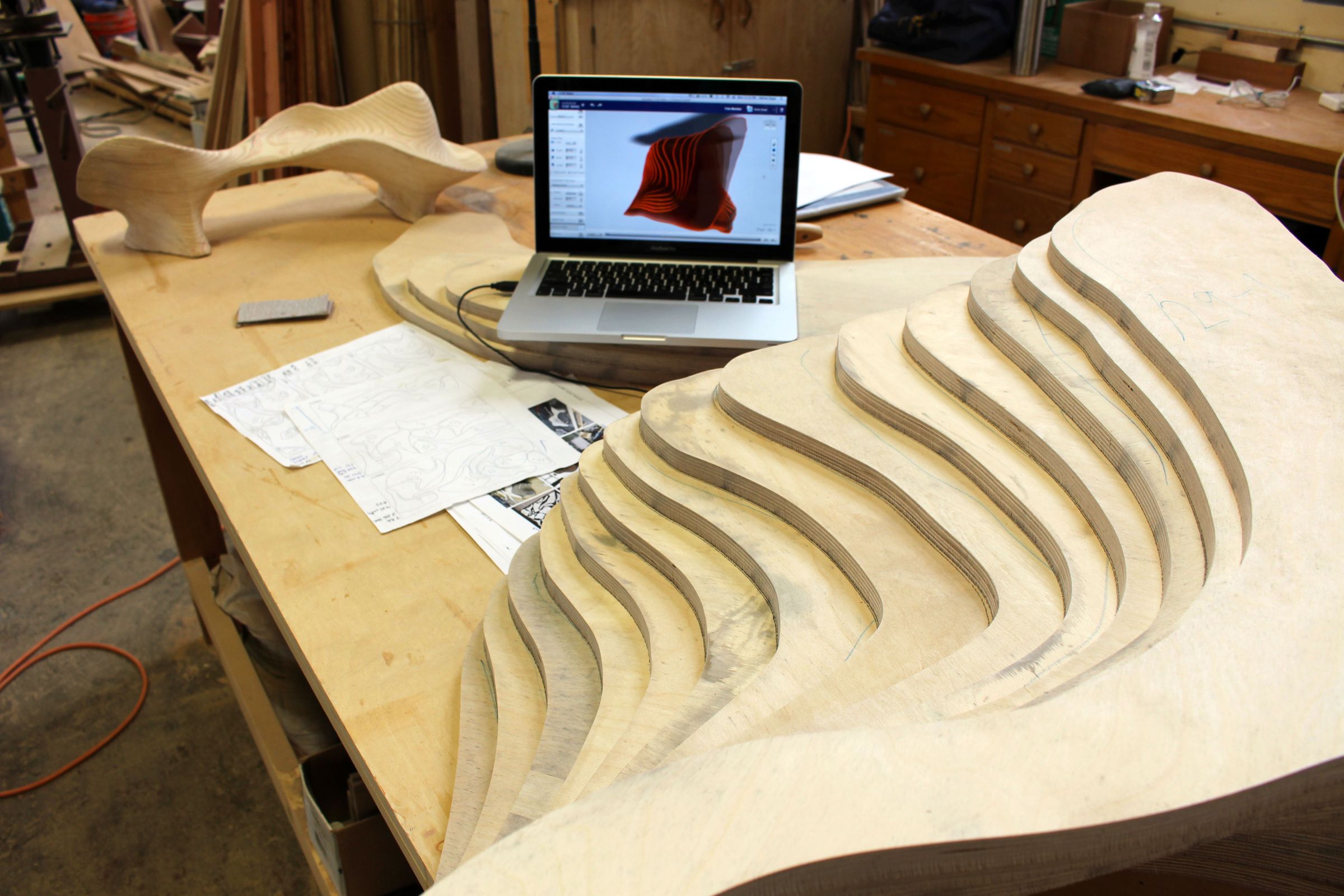 Strata Bench / Fabrication / Part 3 of 3 : 7 Steps (with Pictures ...