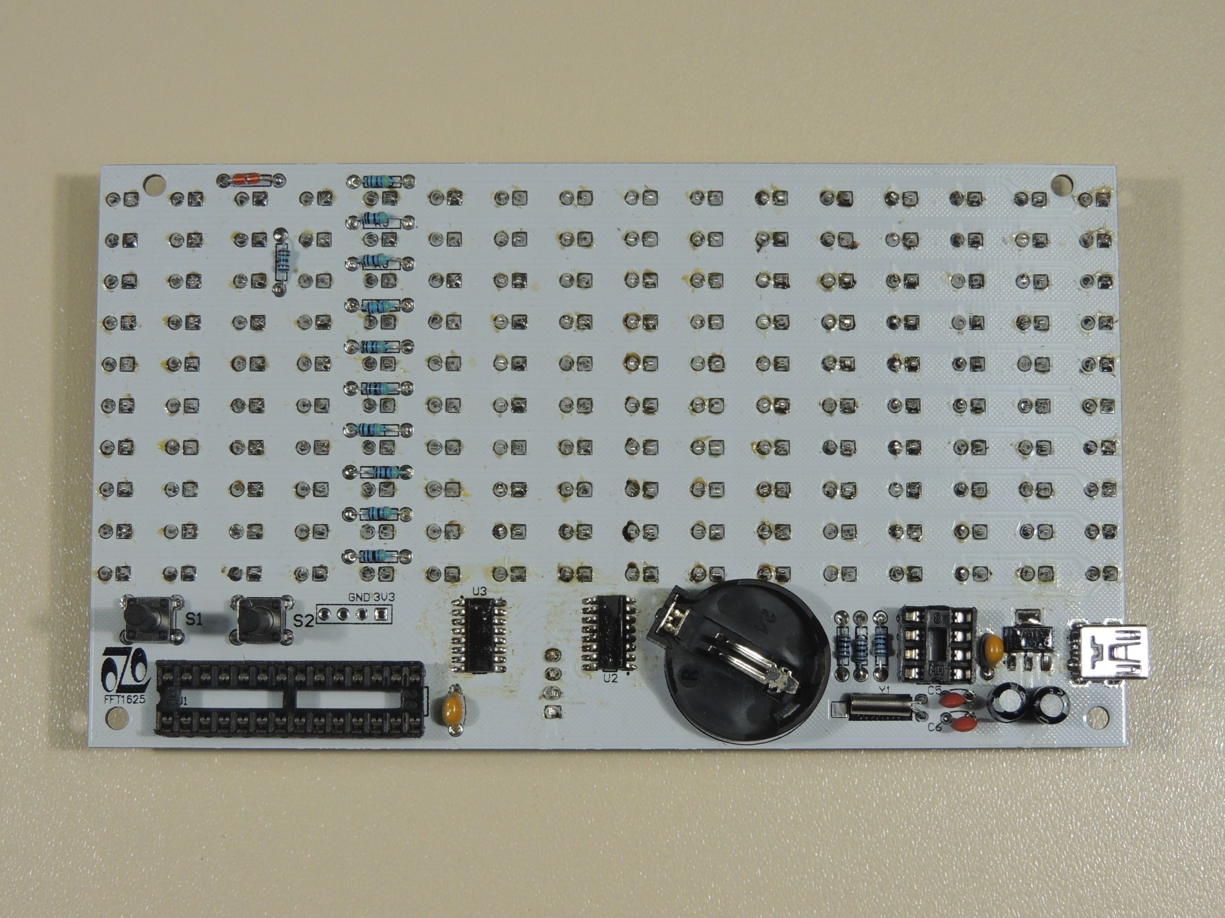 Music Spectrum With Digital Clock and Temperature : 9 Steps (with ...