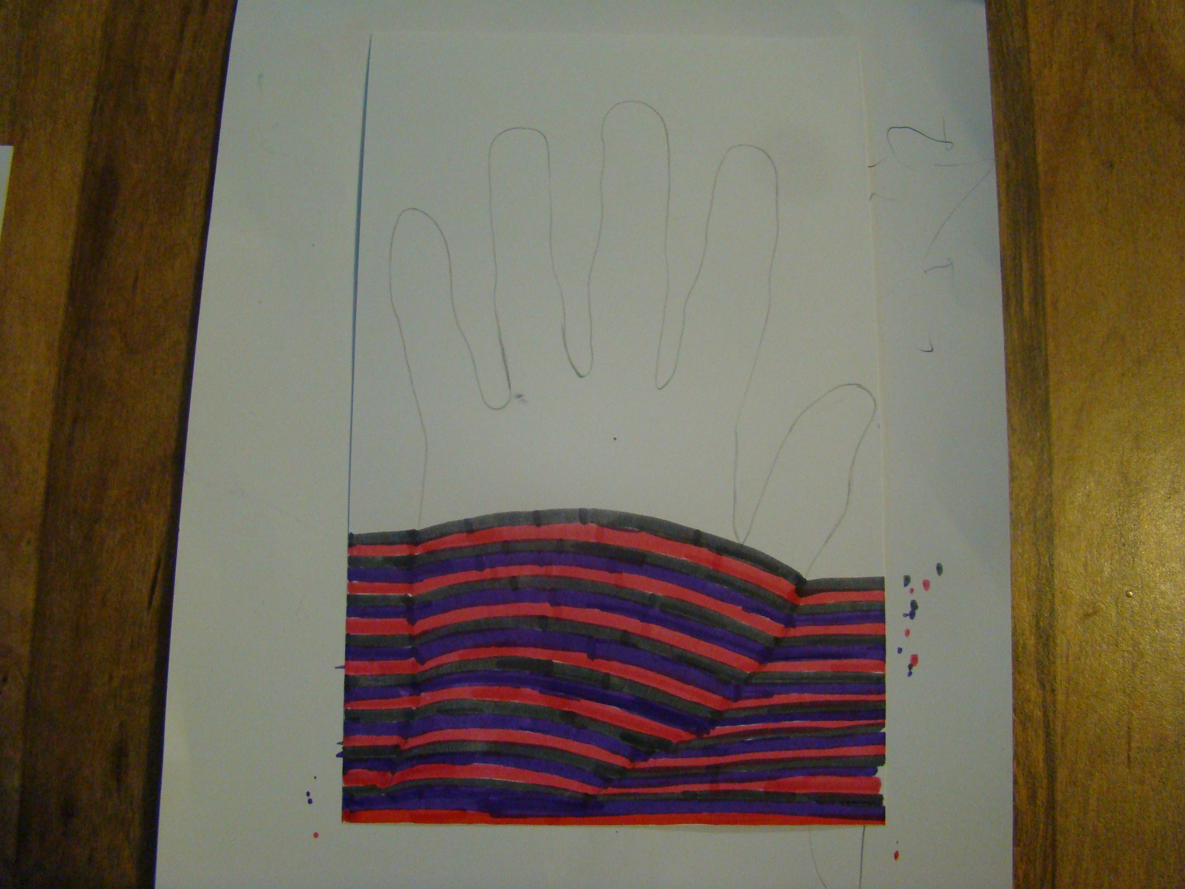 How to Draw a 3-D Hand Print : 12 Steps (with Pictures) - Instructables