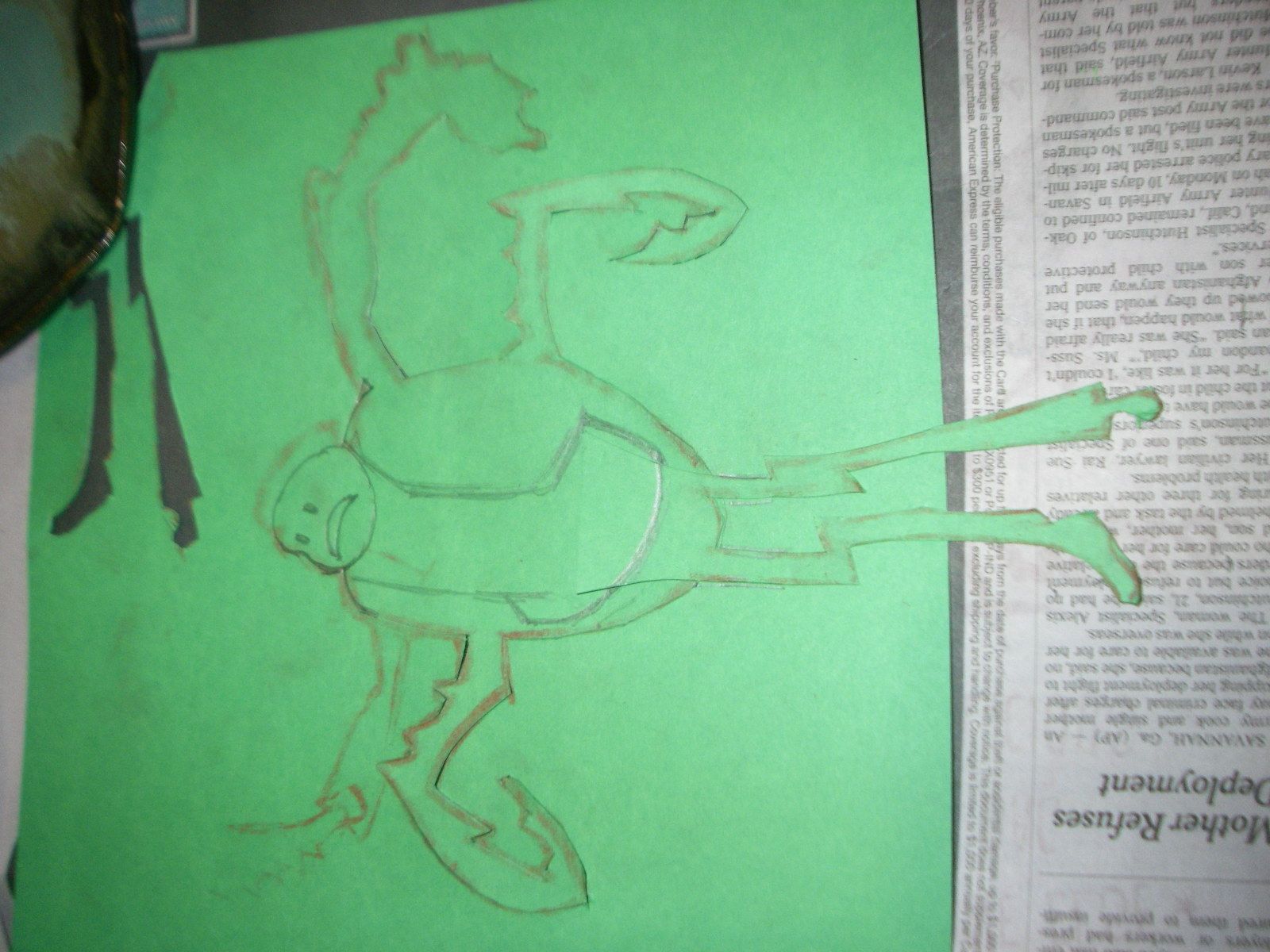 Make a Bah Humbug Paper Shadow Puppet : 7 Steps - Instructables