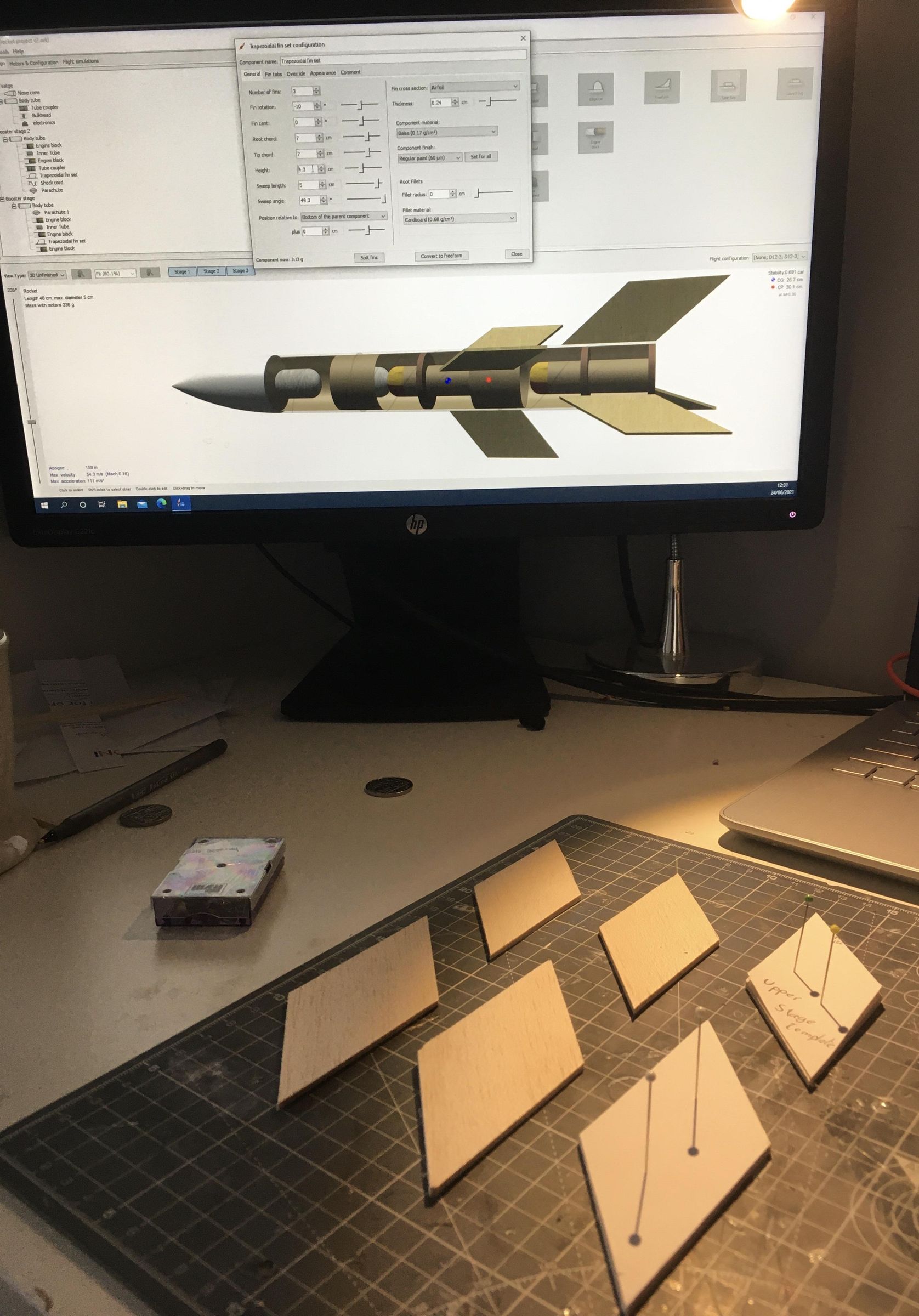 Two Stage Electronic Model Rocket : 17 Steps (with Pictures ...