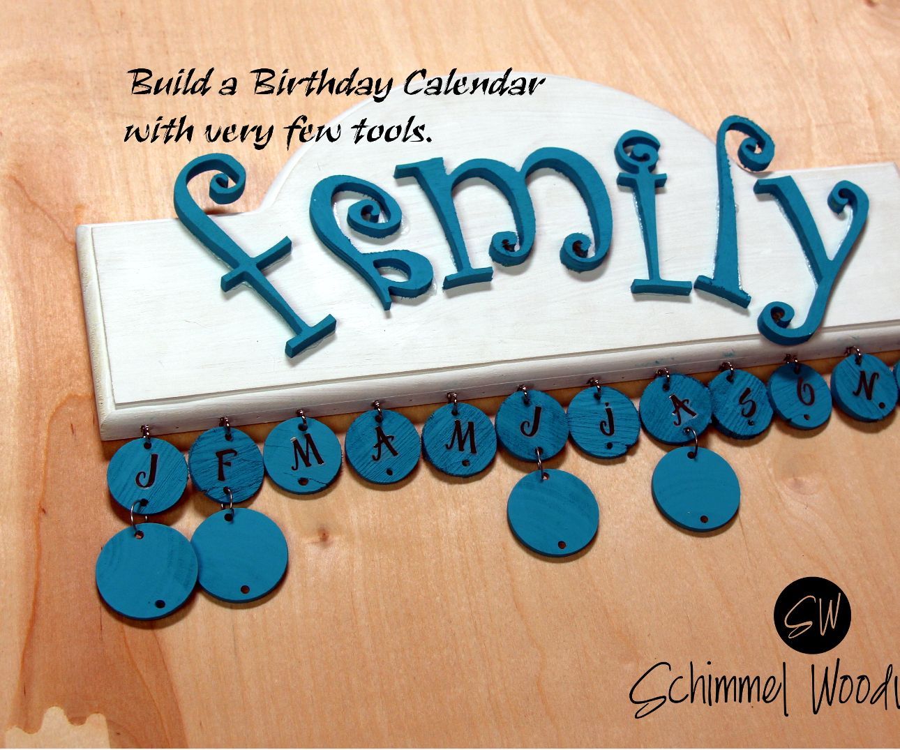 DIY Birthday Calendar With Few Tools!! : 5 Steps (with Pictures ...