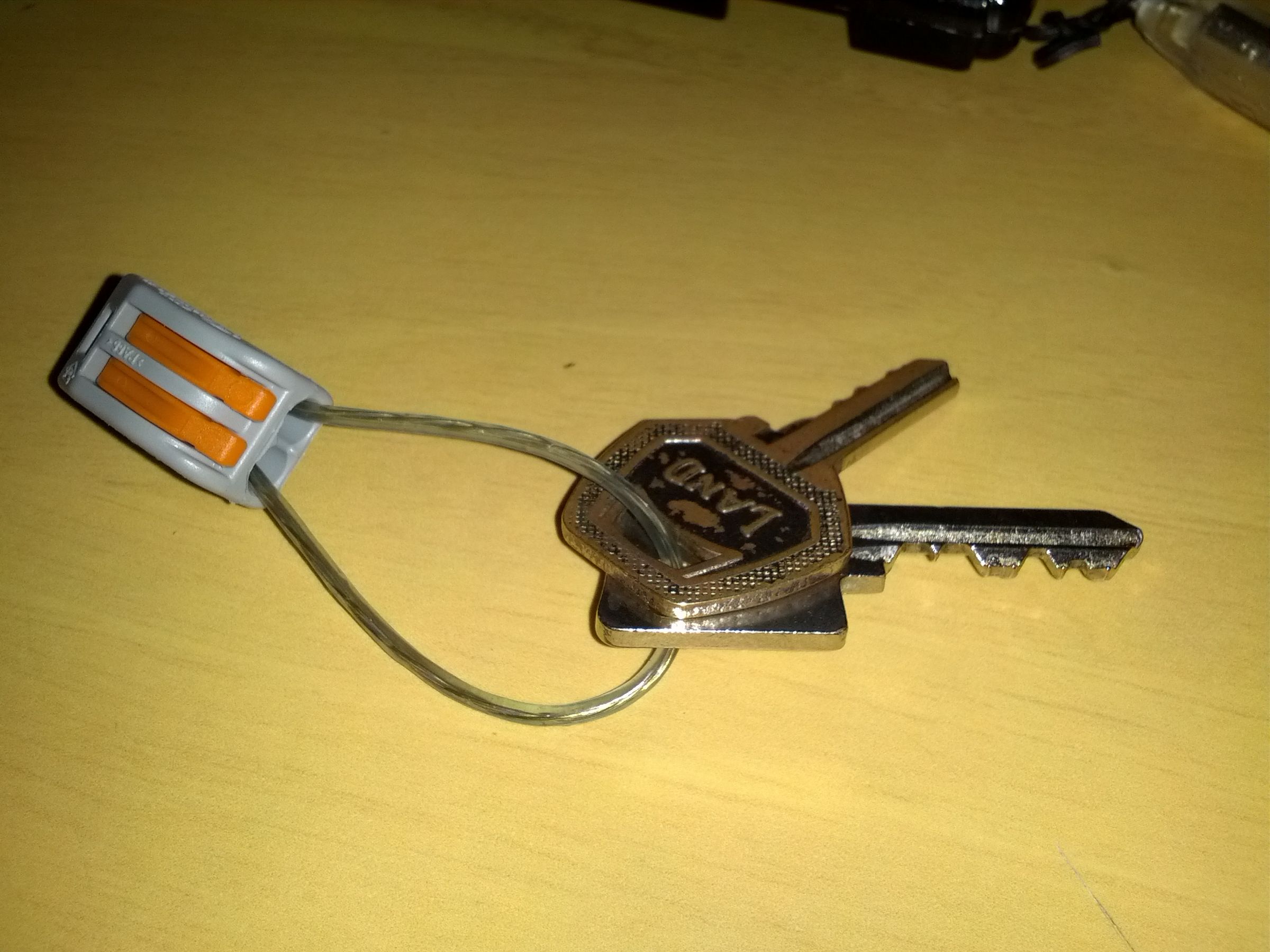Wago 222 Connector Keychain : 3 Steps - Instructables