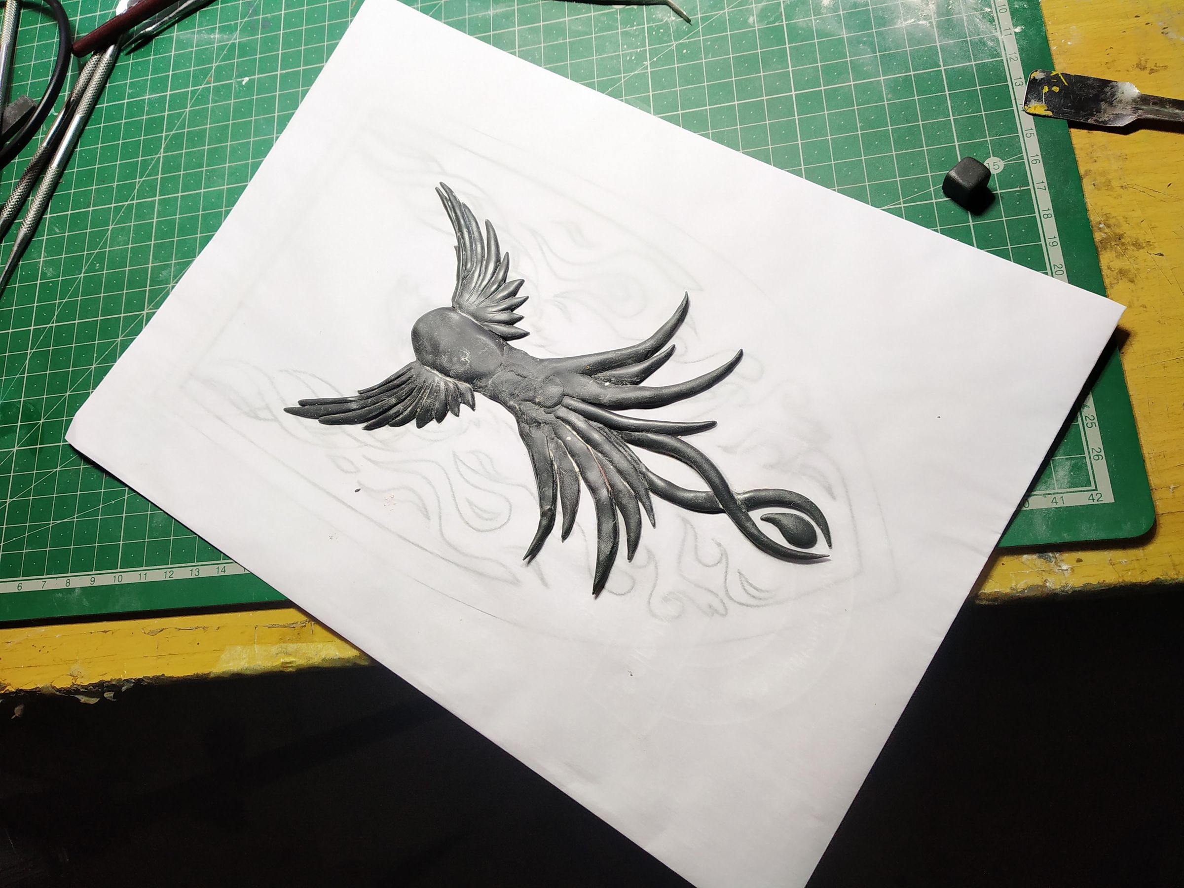Phoenix Bird Wall Sculpture : 13 Steps (with Pictures) - Instructables
