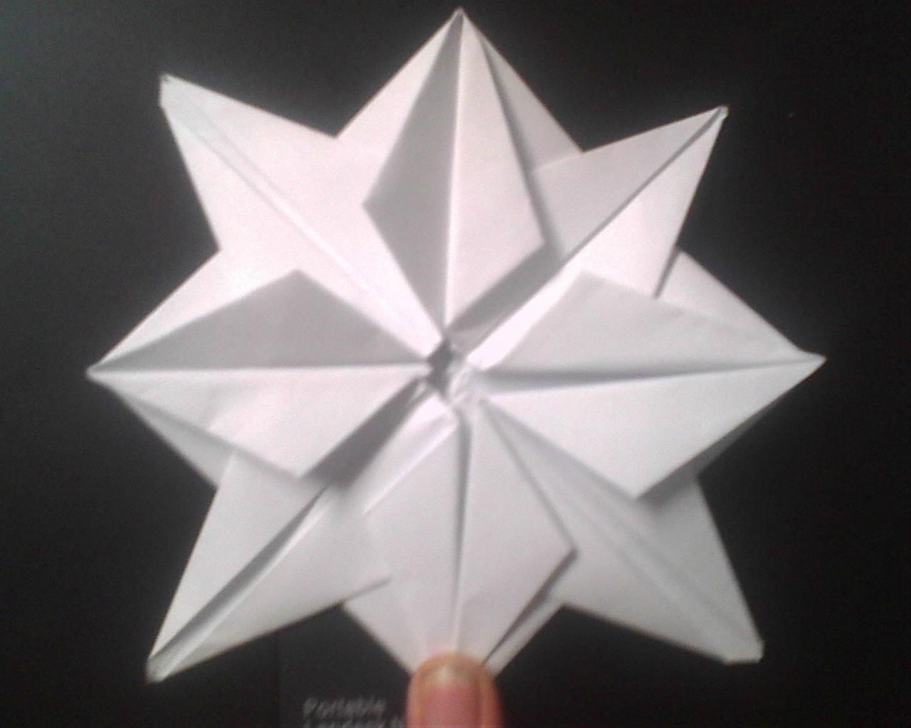 How to Fold an Origami Eight-Pointed Star : 4 Steps (with Pictures ...