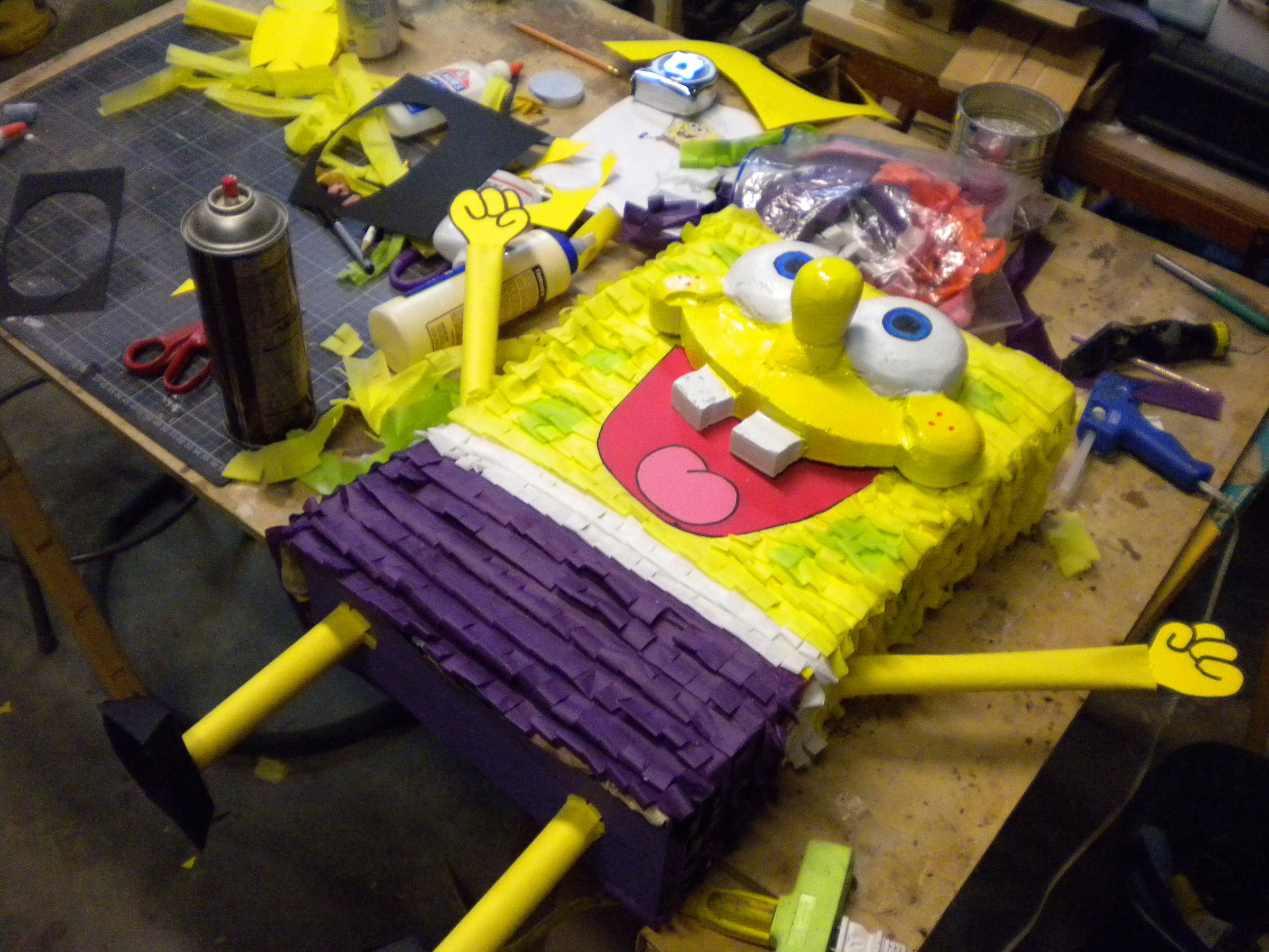 Spongebob Squarepants Pinata : 10 Steps (with Pictures) - Instructables