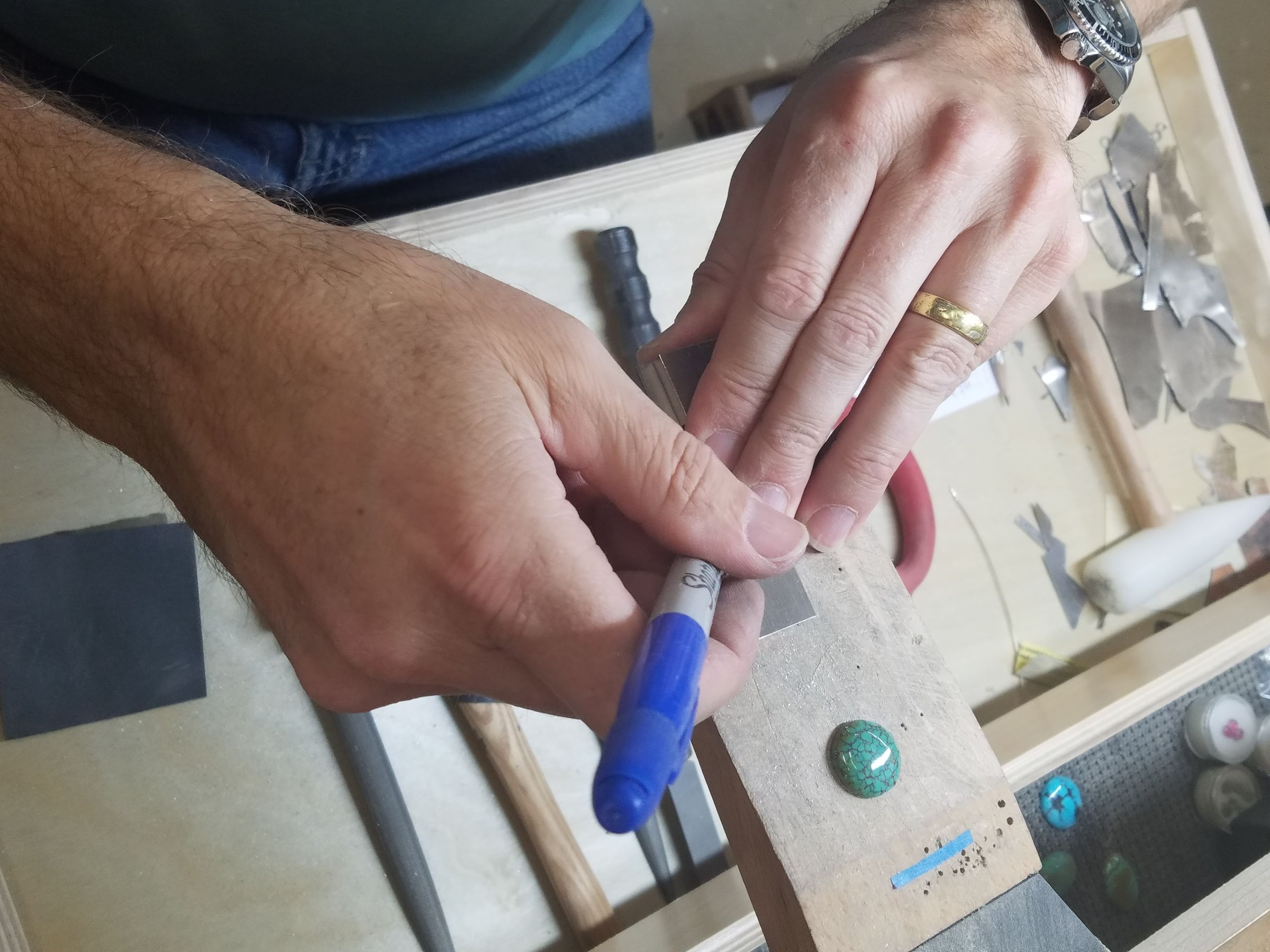 Turquoise Mens Ring : 7 Steps (with Pictures) - Instructables