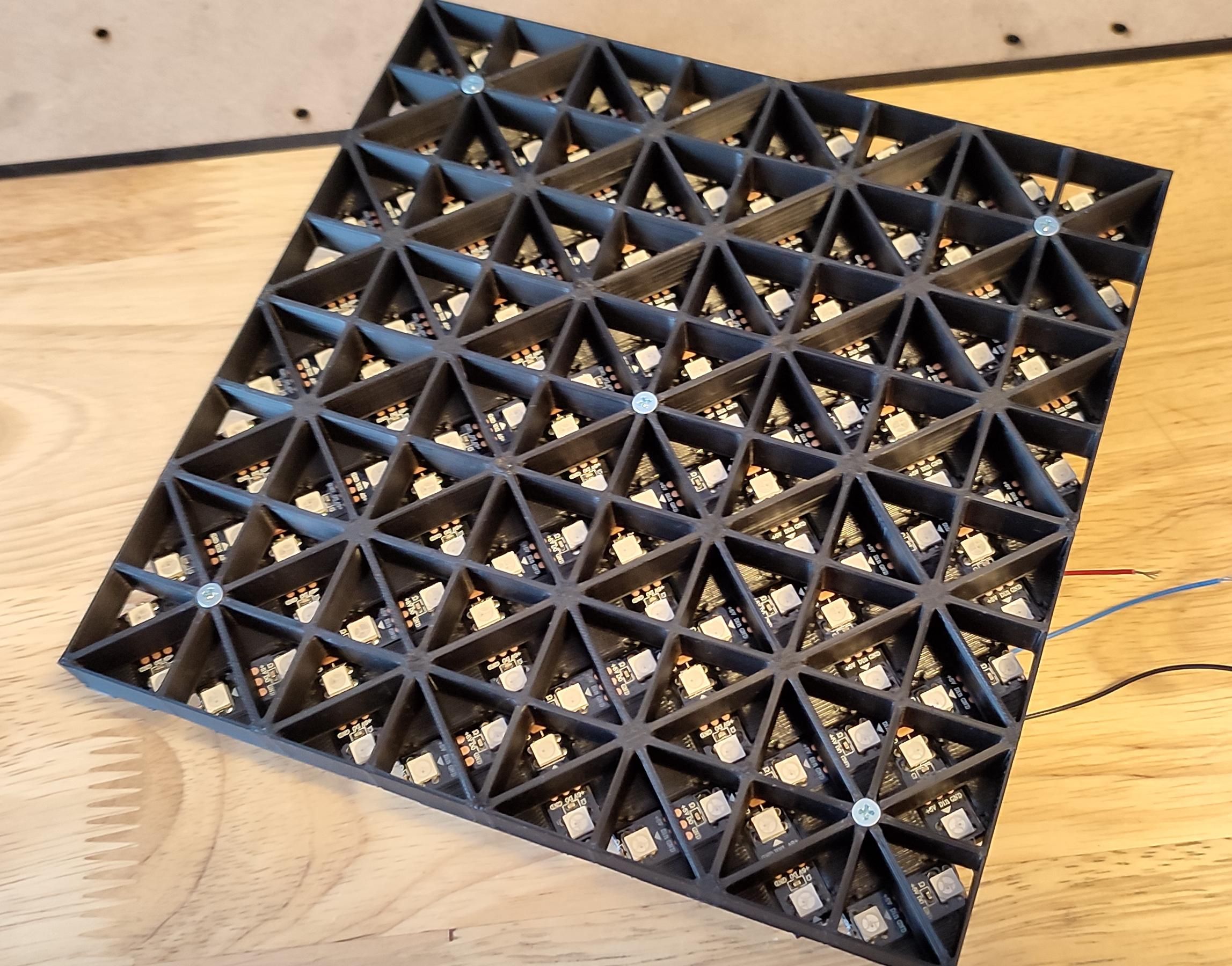 Tetrakis Square Tiling With WS2812 LEDs : 5 Steps (with Pictures ...