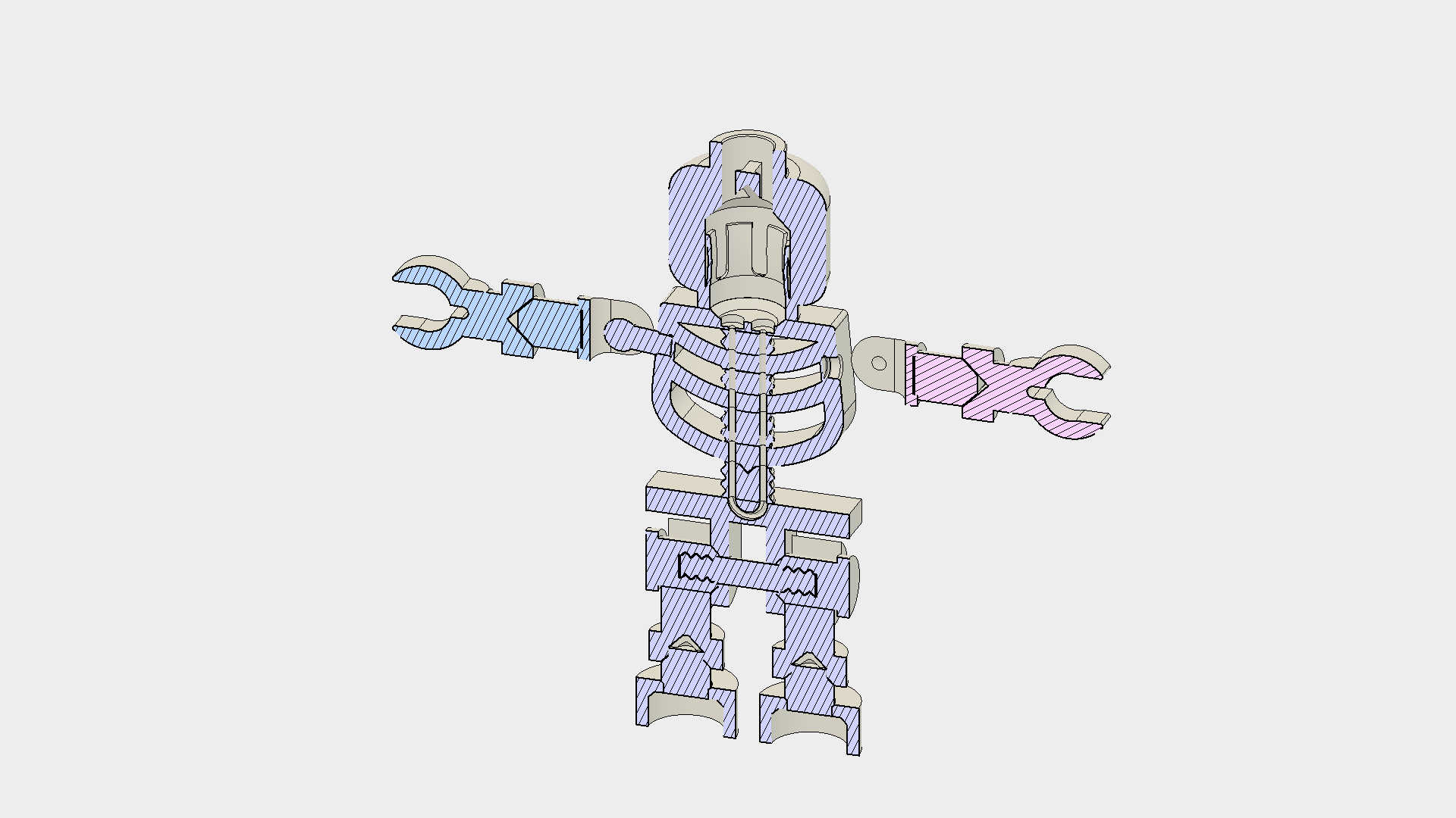 Giant Skeleton Minifig (10X Scale!) : 3 Steps (with Pictures ...