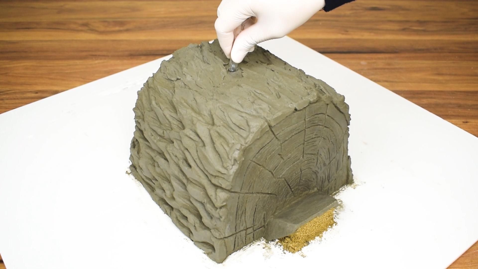Concrete Tree Log Waterfall Fountain : 15 Steps (with Pictures ...