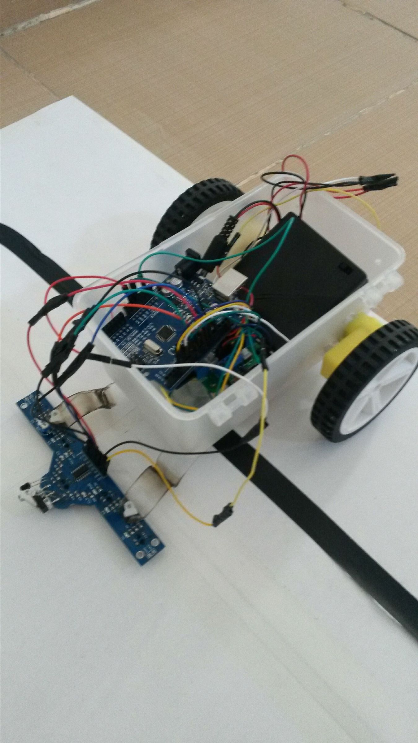 Arduino Based Line Tracker Robot : 4 Steps (with Pictures) - Instructables