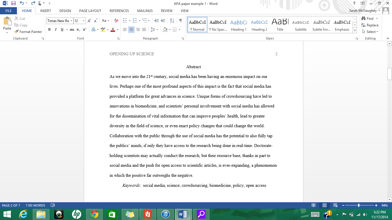 Formatting APA Style in Microsoft Word 2013 : 9 Steps - Instructables