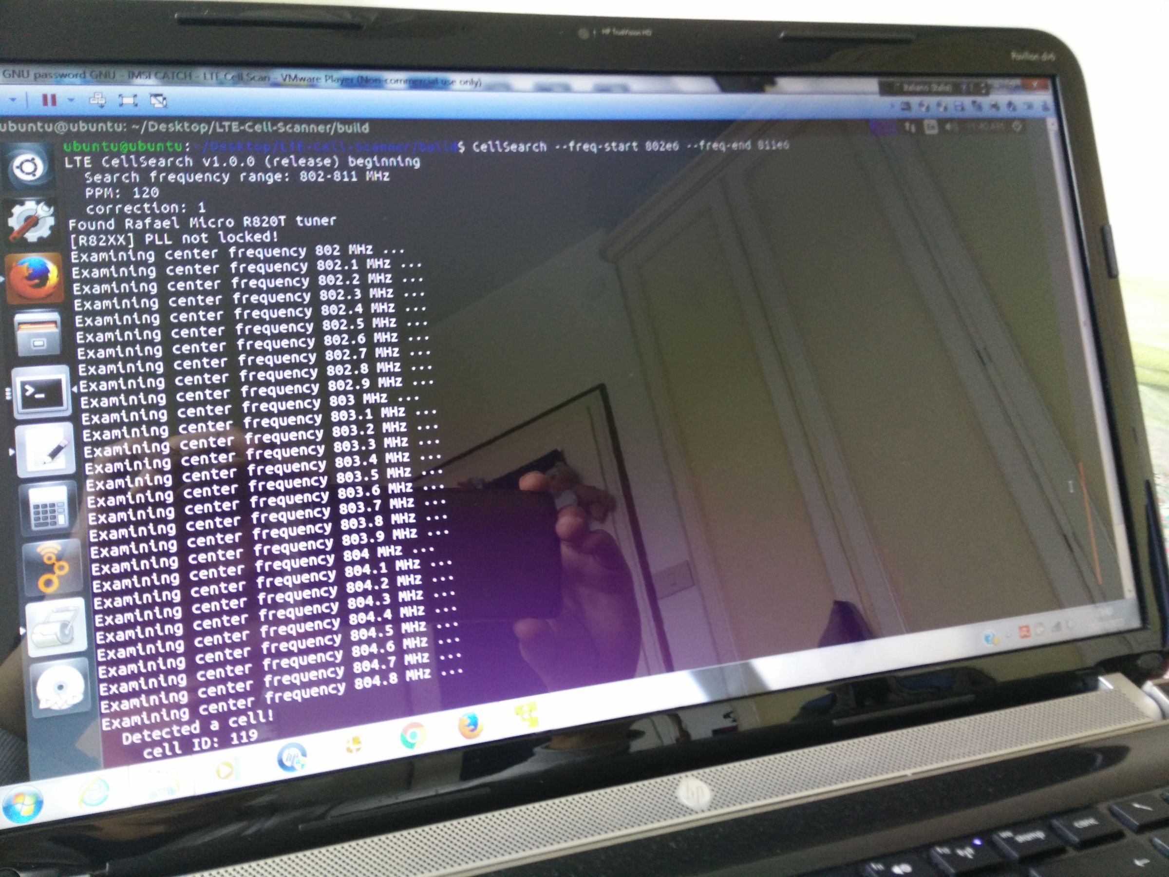SMART INSTALL LTE-Cell-Scanner ON WINDOWS WORKSTATION AND VMWARE WITH ...