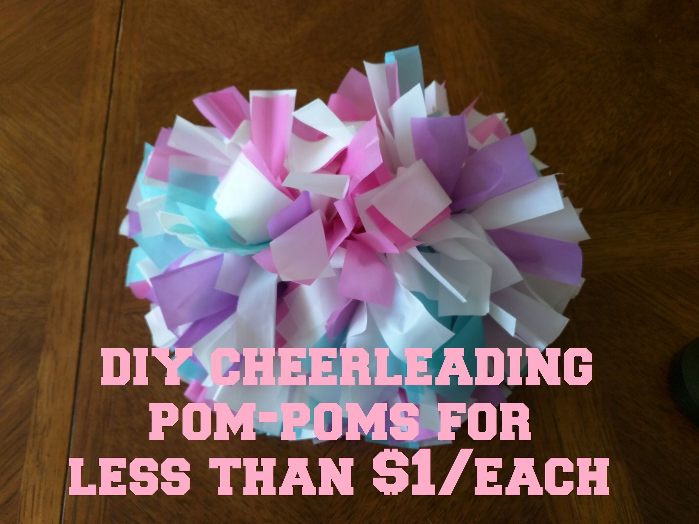 DIY Cheerleading Pom-Poms : 7 Steps (with Pictures) - Instructables