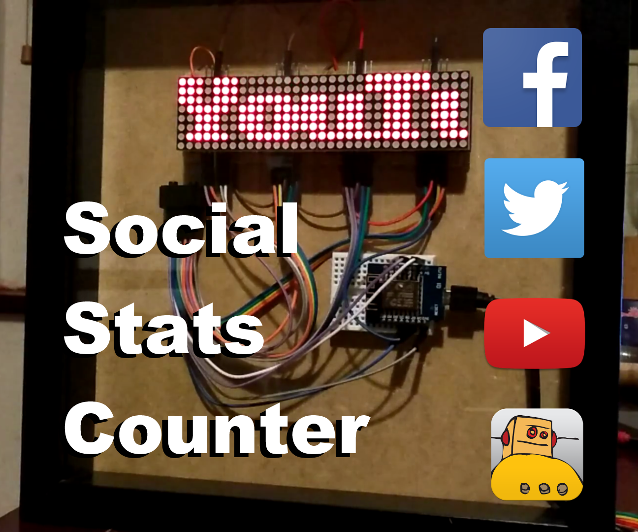 Social Stats Counter : 6 Steps (with Pictures) - Instructables