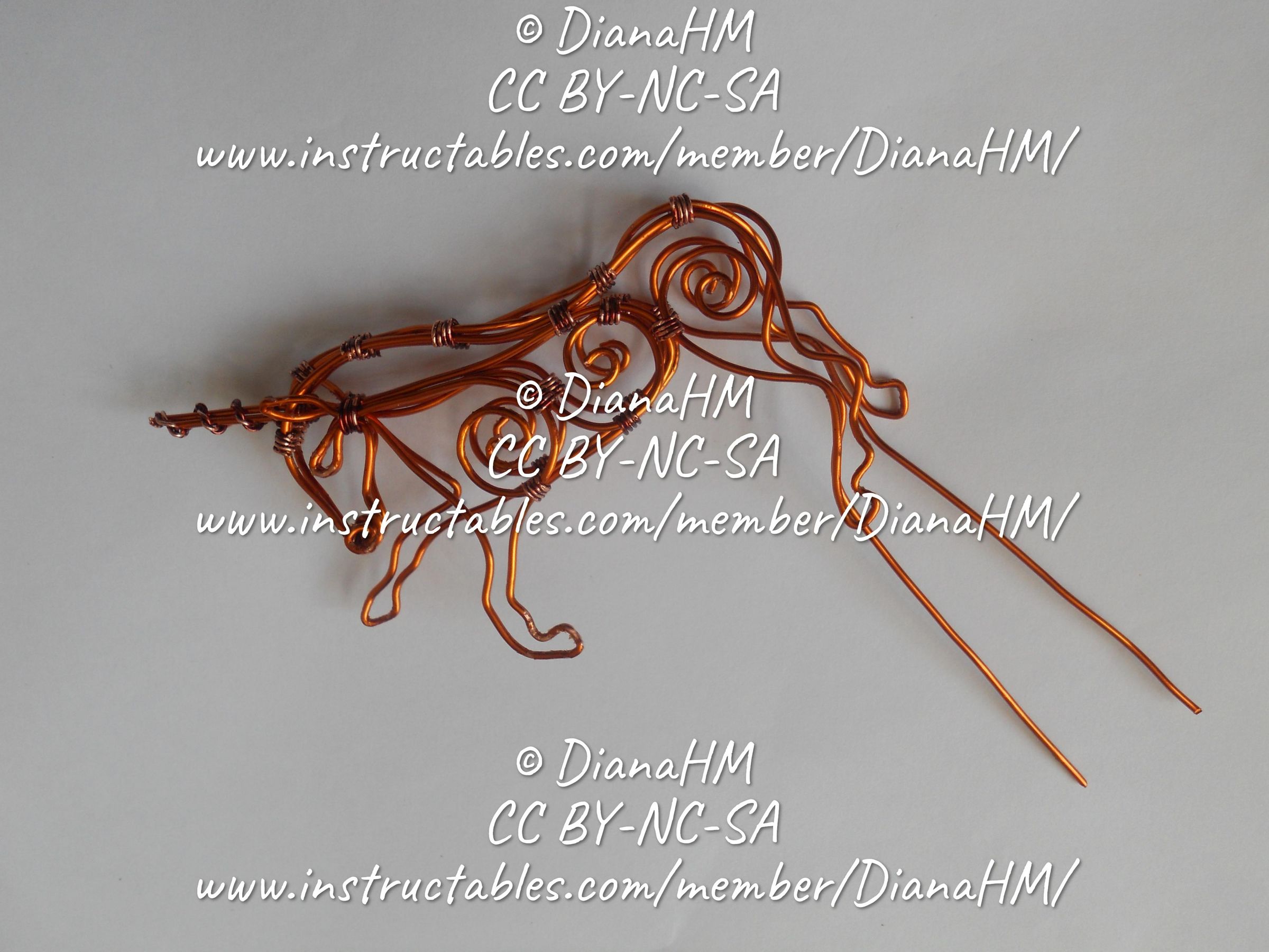 Copper Wire Unicorn Sculpture : 9 Steps (with Pictures) - Instructables