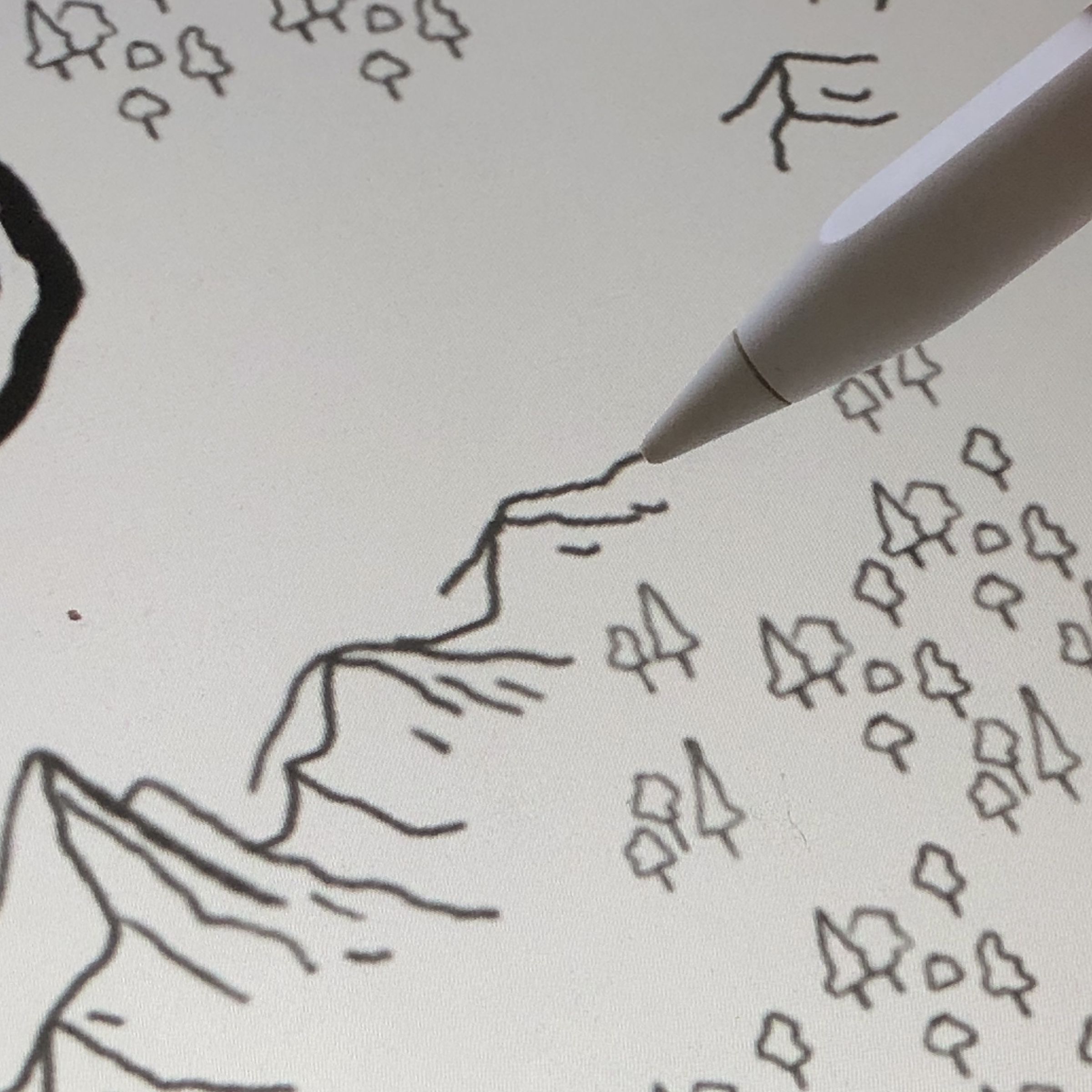 How to Make RPG Maps With Procreate | With Free Brushes : 8 Steps (with ...