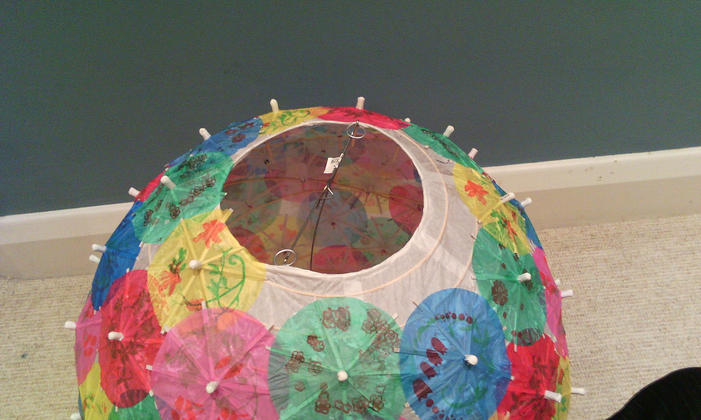 Cocktail Parasol Light Shade : 6 Steps (with Pictures) - Instructables