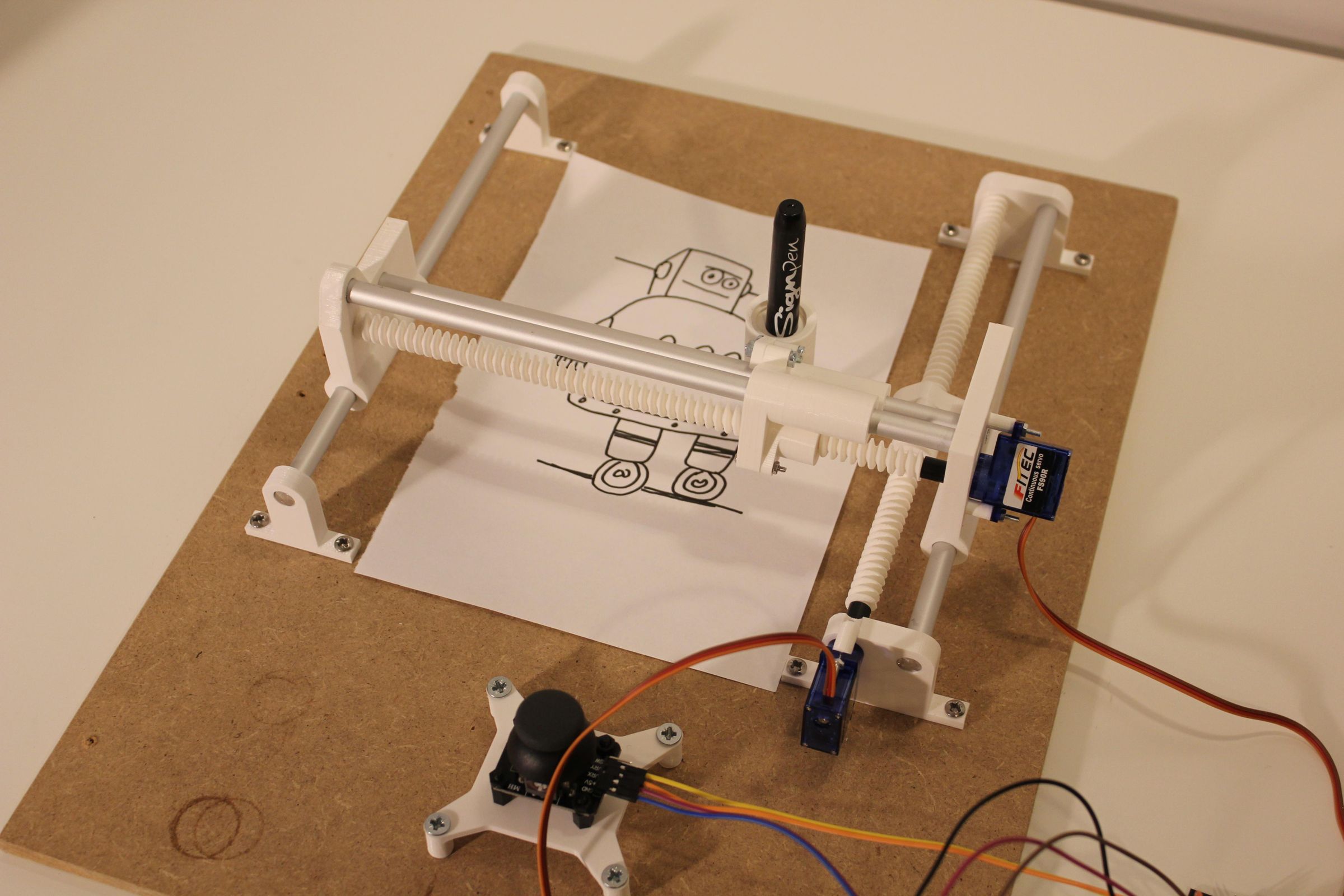 Almost Entirely 3D-printed Pen Plotter : 5 Steps (with Pictures ...