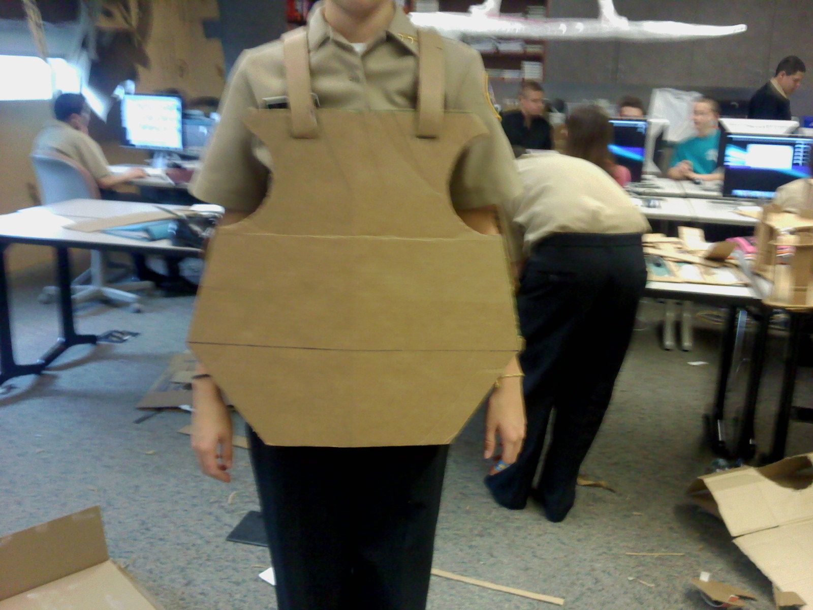 Slotted Construction Cardboard Turtle Costume : 6 Steps - Instructables