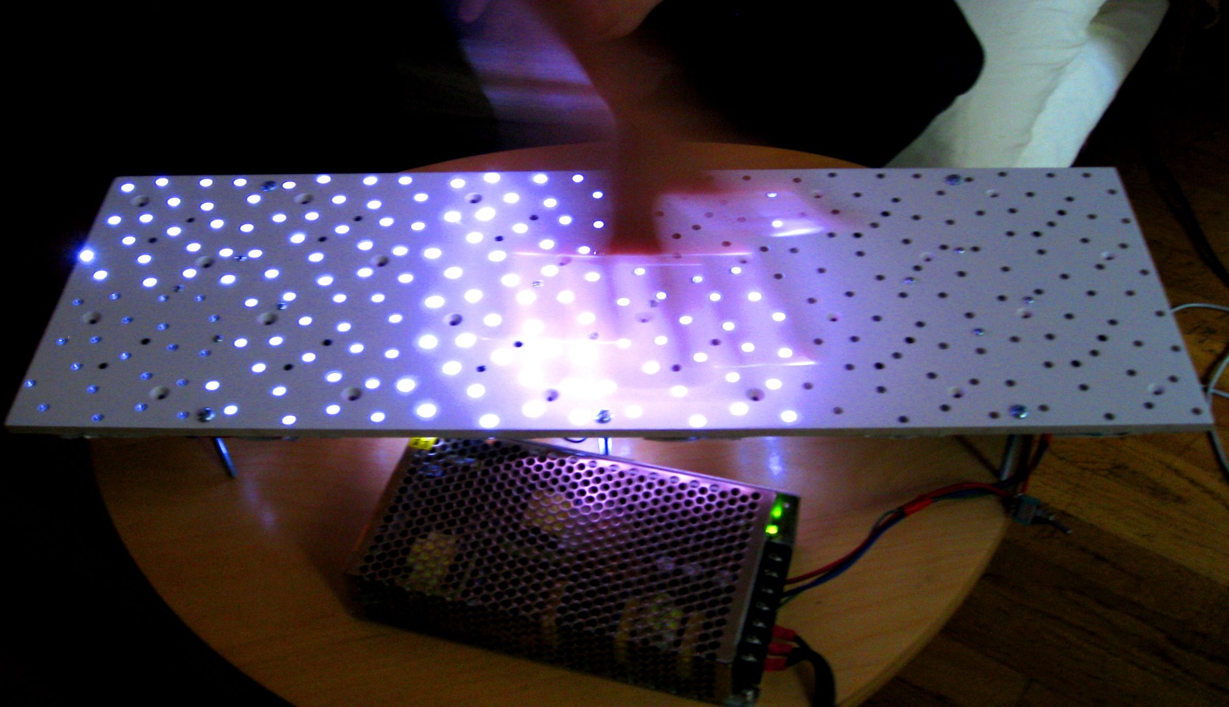 Infrared Proximity Sensing Coffee Table Module & Color Changing Glowing ...