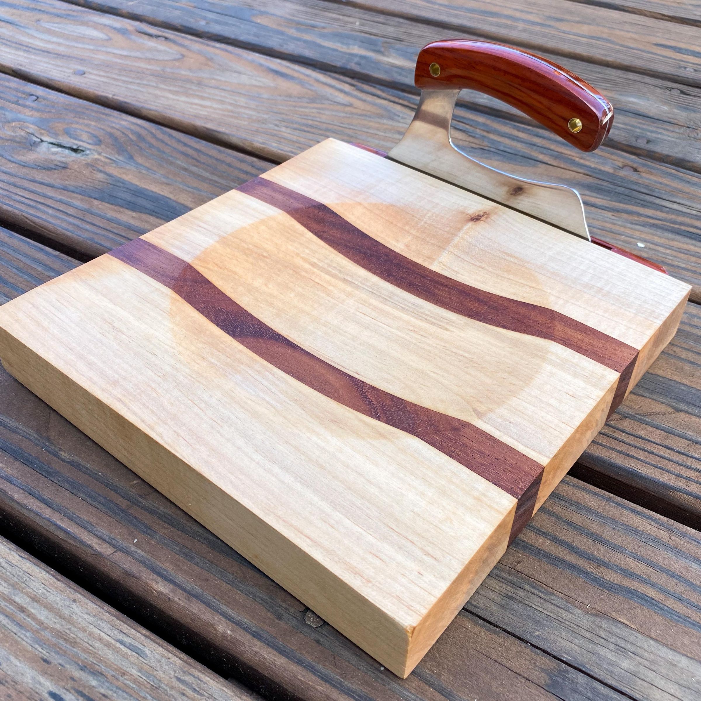How to Make a Ulu Knife From a Old Saw Blade Plus a Bonus Cutting Board ...