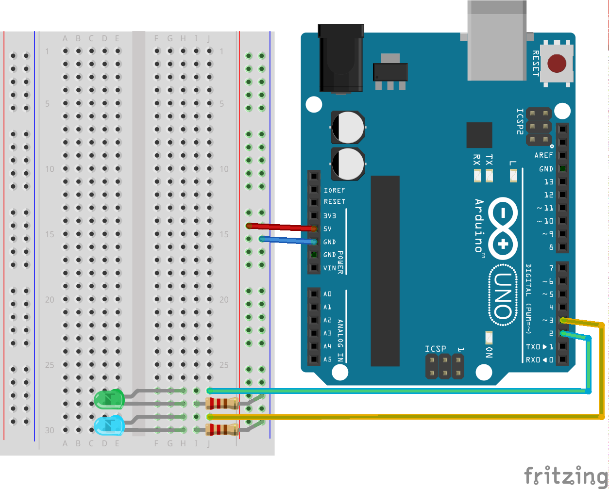 Blink Multiple Leds at Different Rates, 1 Function, No Delay ...