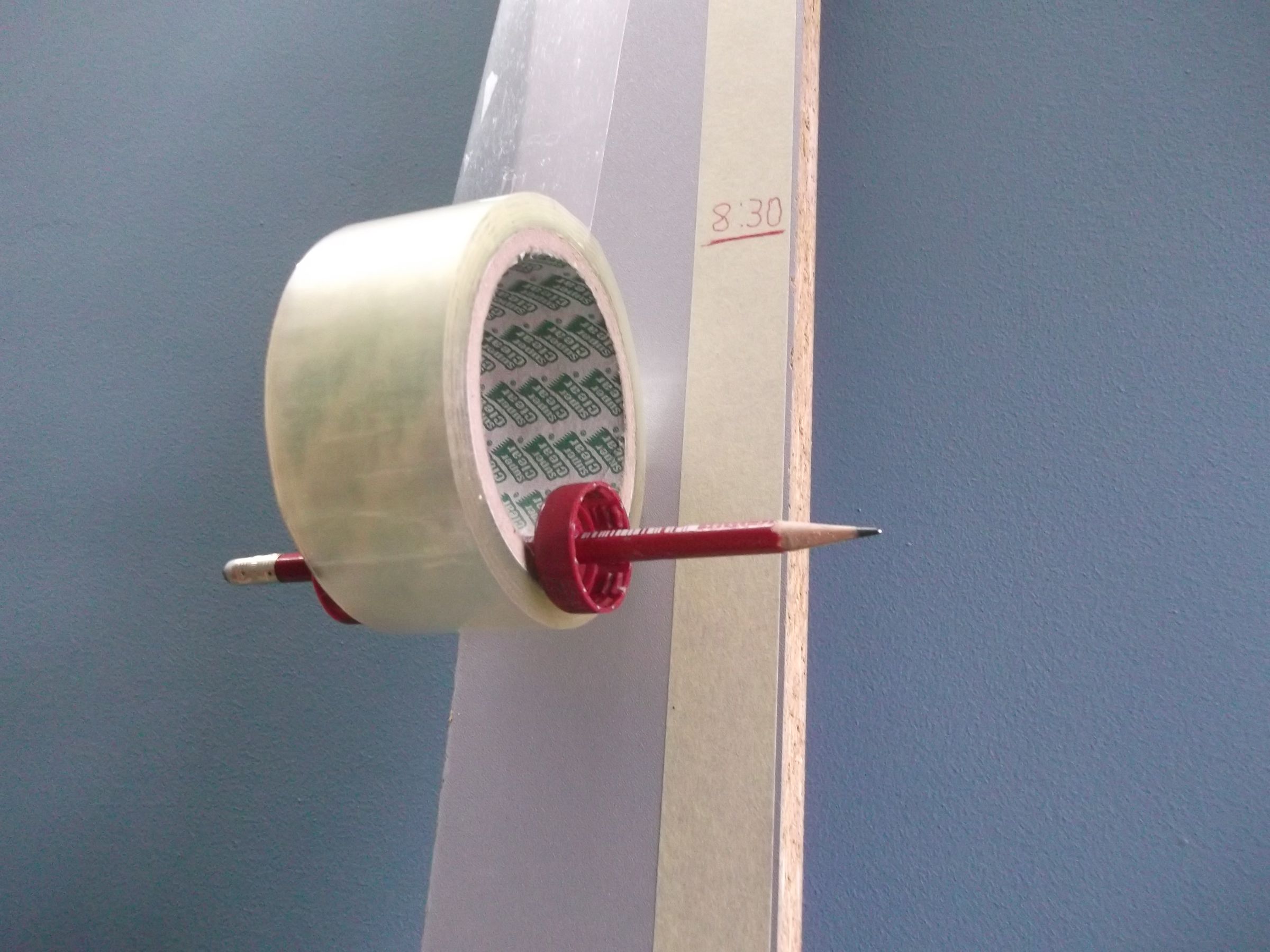 Scotch Tape Clock : 10 Steps - Instructables