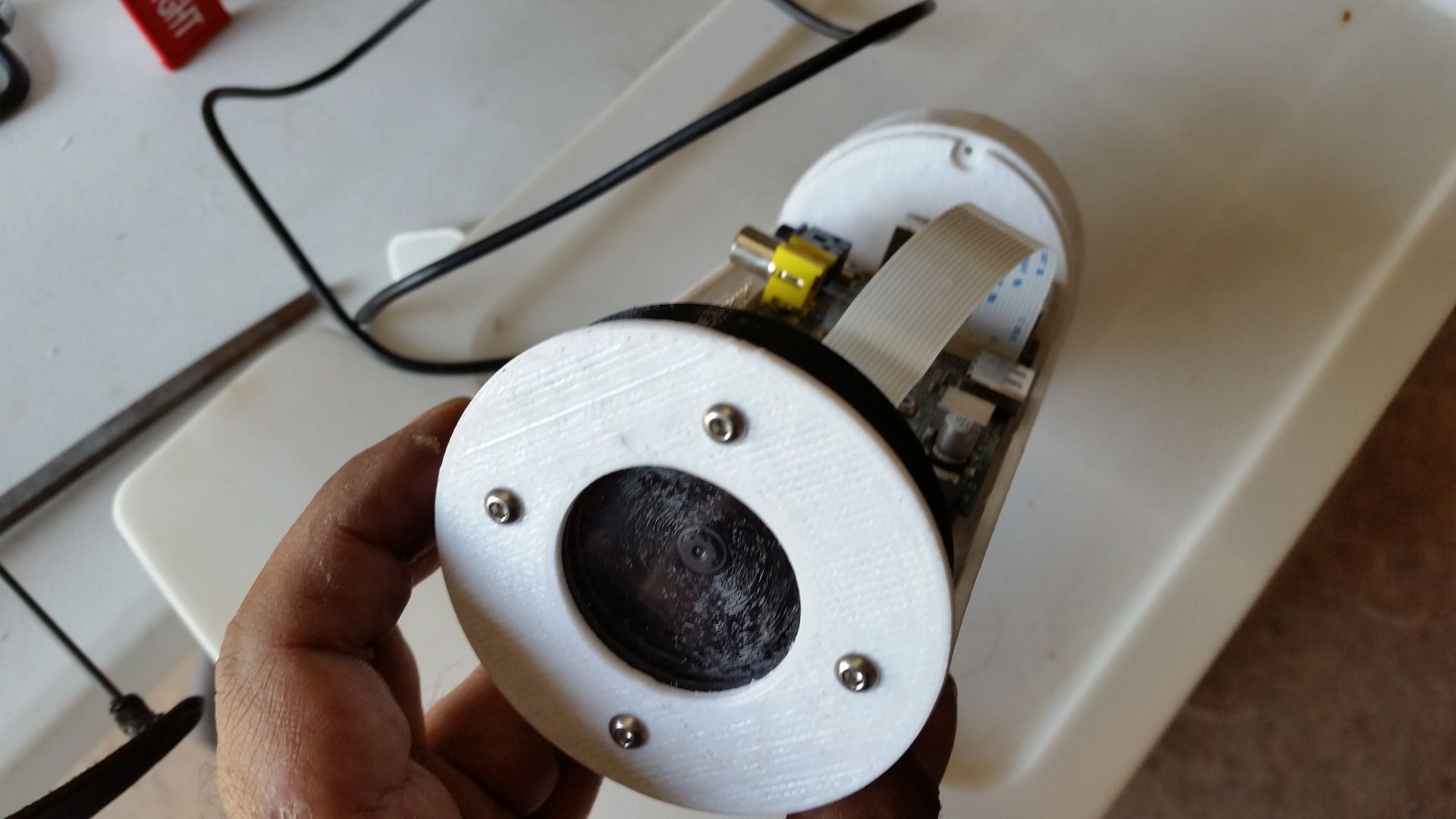 3d Printed Raspberry Pi Security Camera : 6 Steps (with Pictures ...