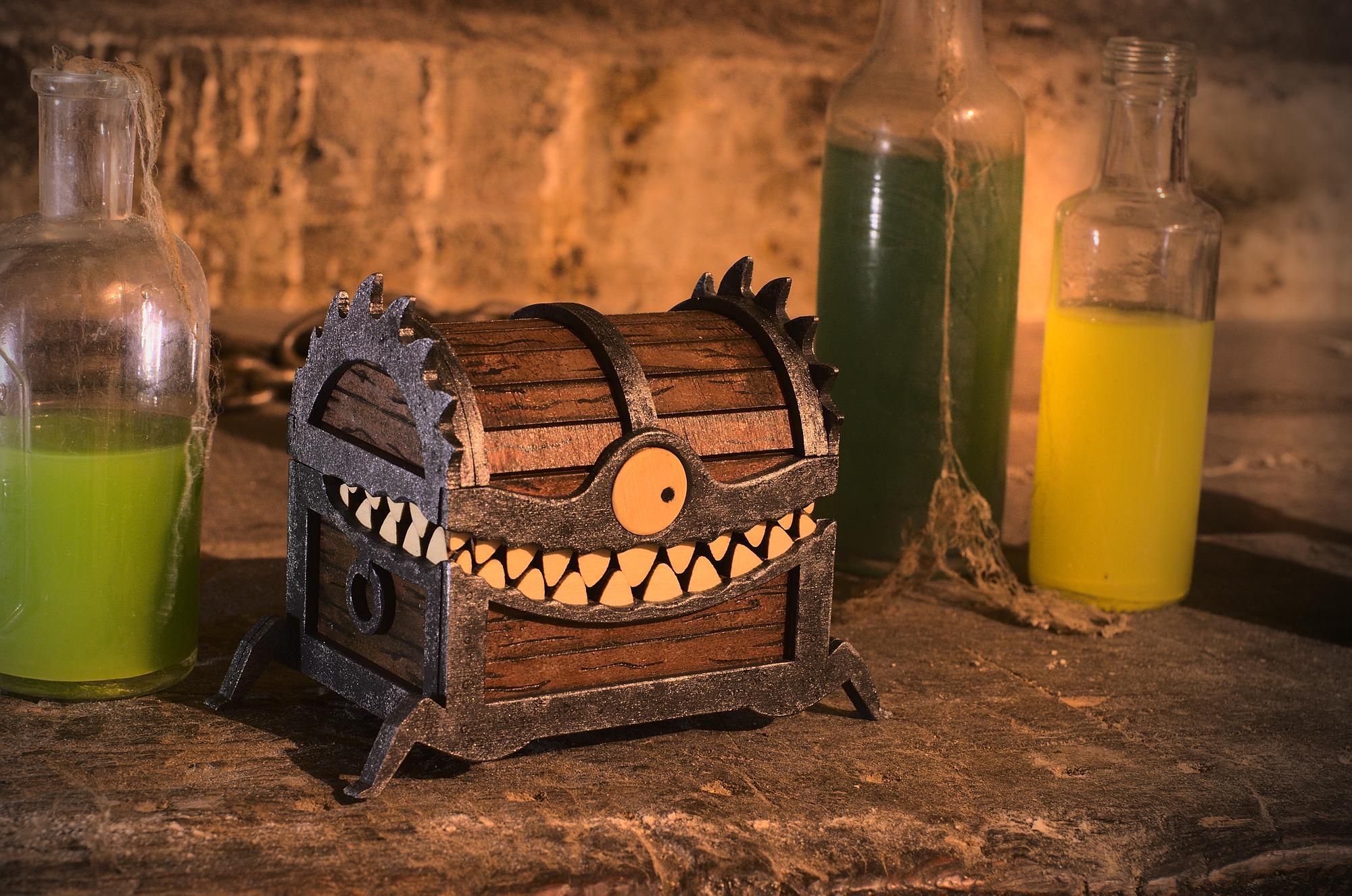 Monster Treasure Chest - Halloween Box : 10 Steps (with Pictures ...