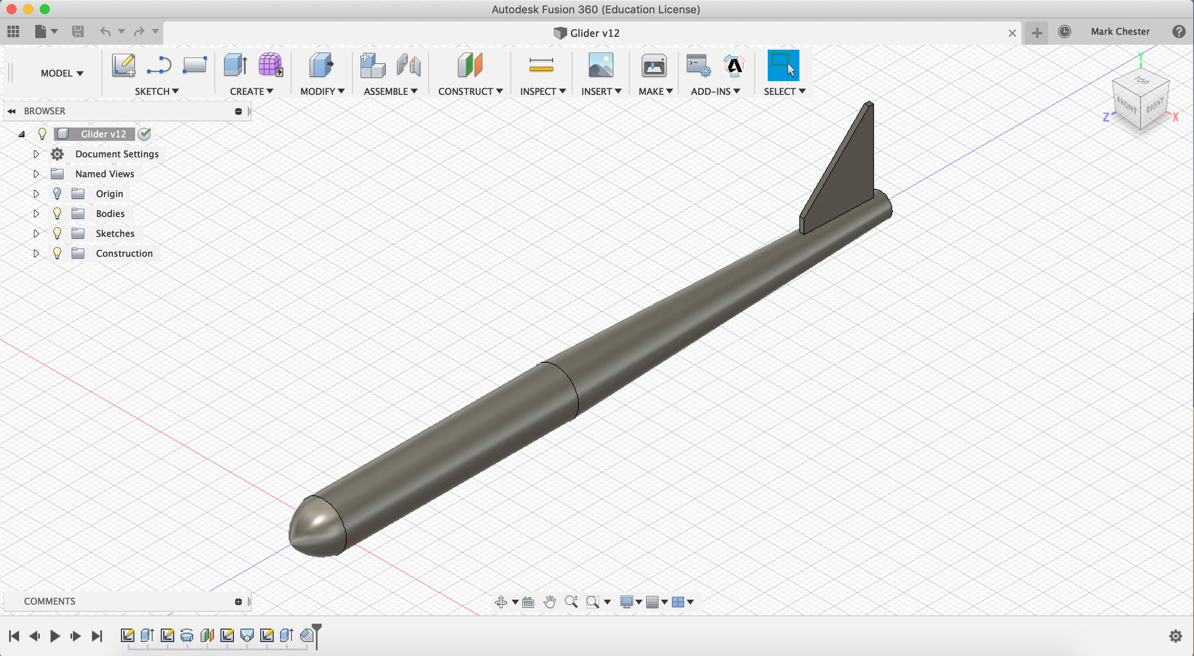 Design and Build a Glider Using Fusion 360 : 8 Steps (with Pictures ...