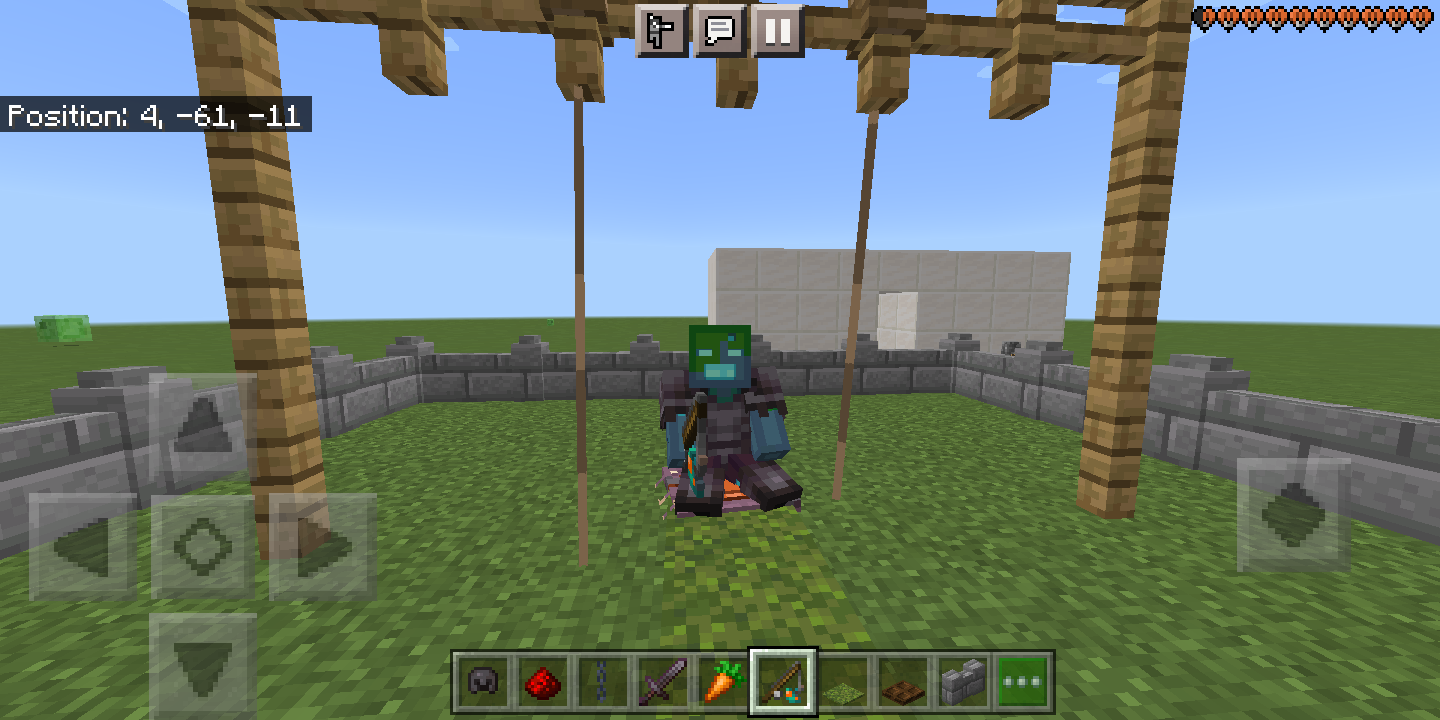 100% Working Swing Set in Minecraft : 11 Steps - Instructables