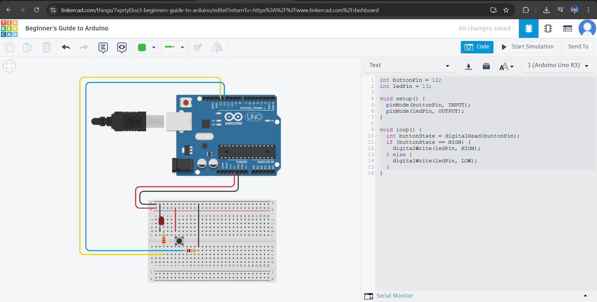 Beginner’s Guide to Arduino – Part 2: Building Your First Hardware Project : 13 Steps ...