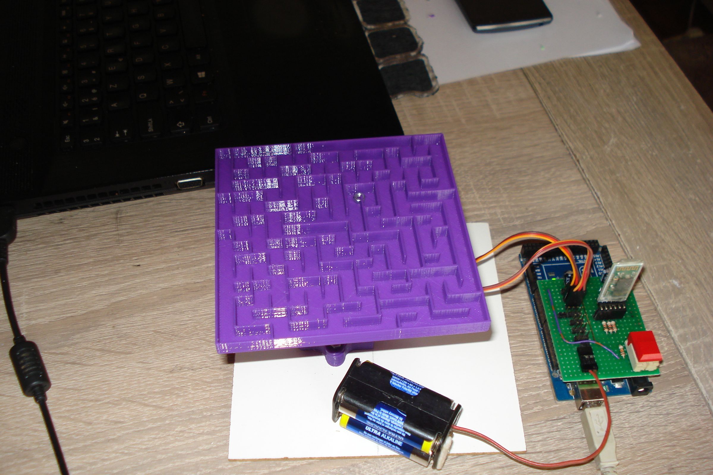 3D Printed Maze Controlled by Your Android Device : 9 Steps (with ...