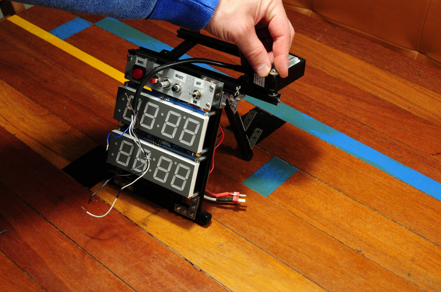 Arduino Based Lap Timer 4 Steps With Pictures Instructables