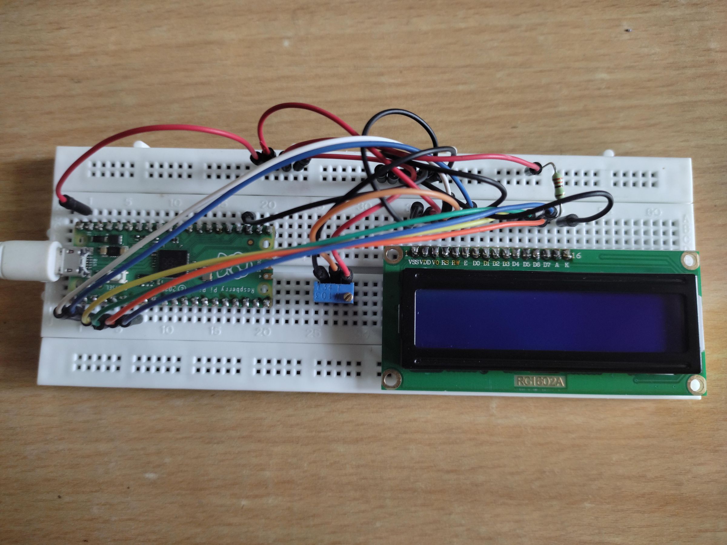 Raspberry Pi Pico and 16x2 LCD : 3 Steps (with Pictures) - Instructables