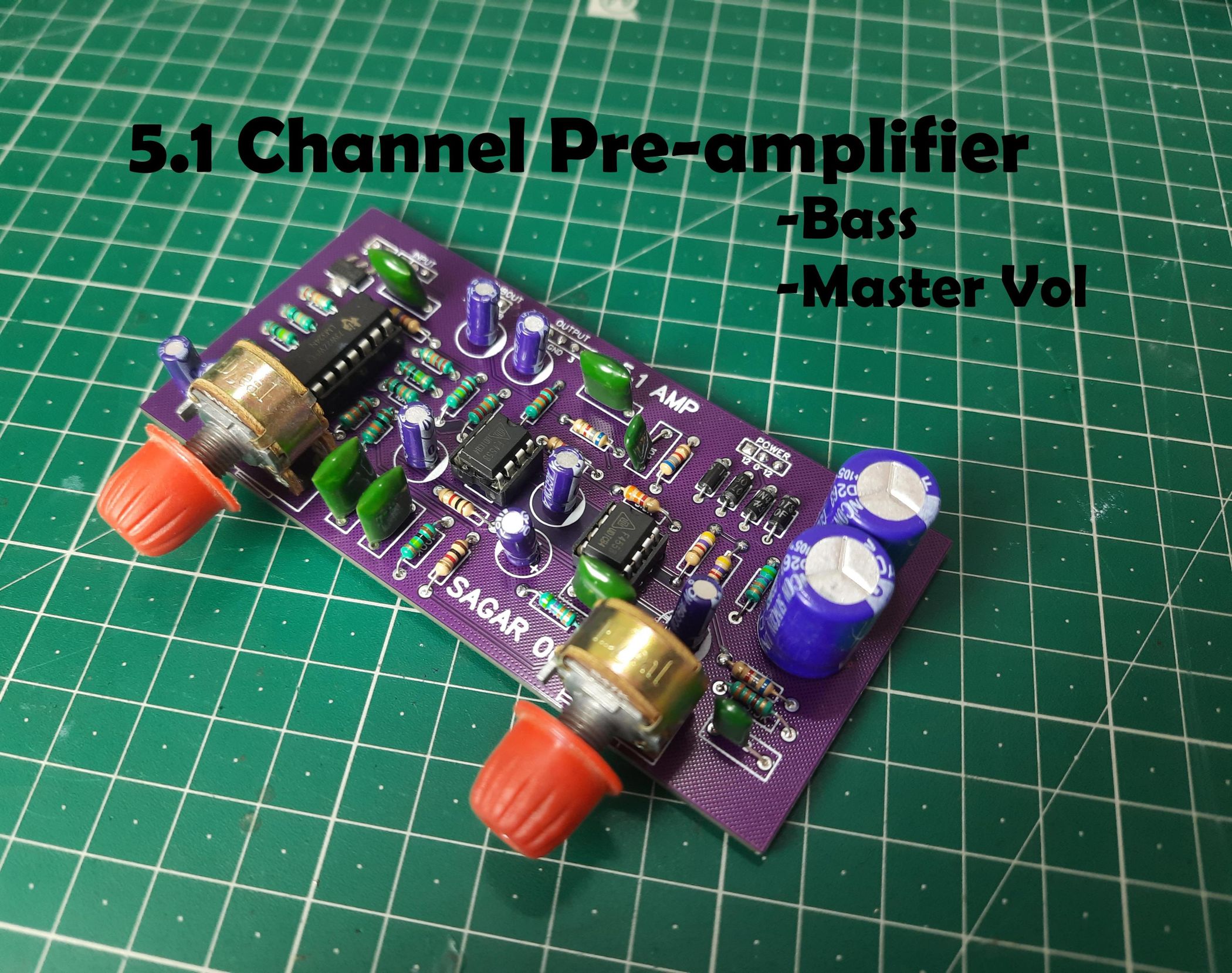 5.1 Channel Preamplifier for Audio System : 9 Steps - Instructables