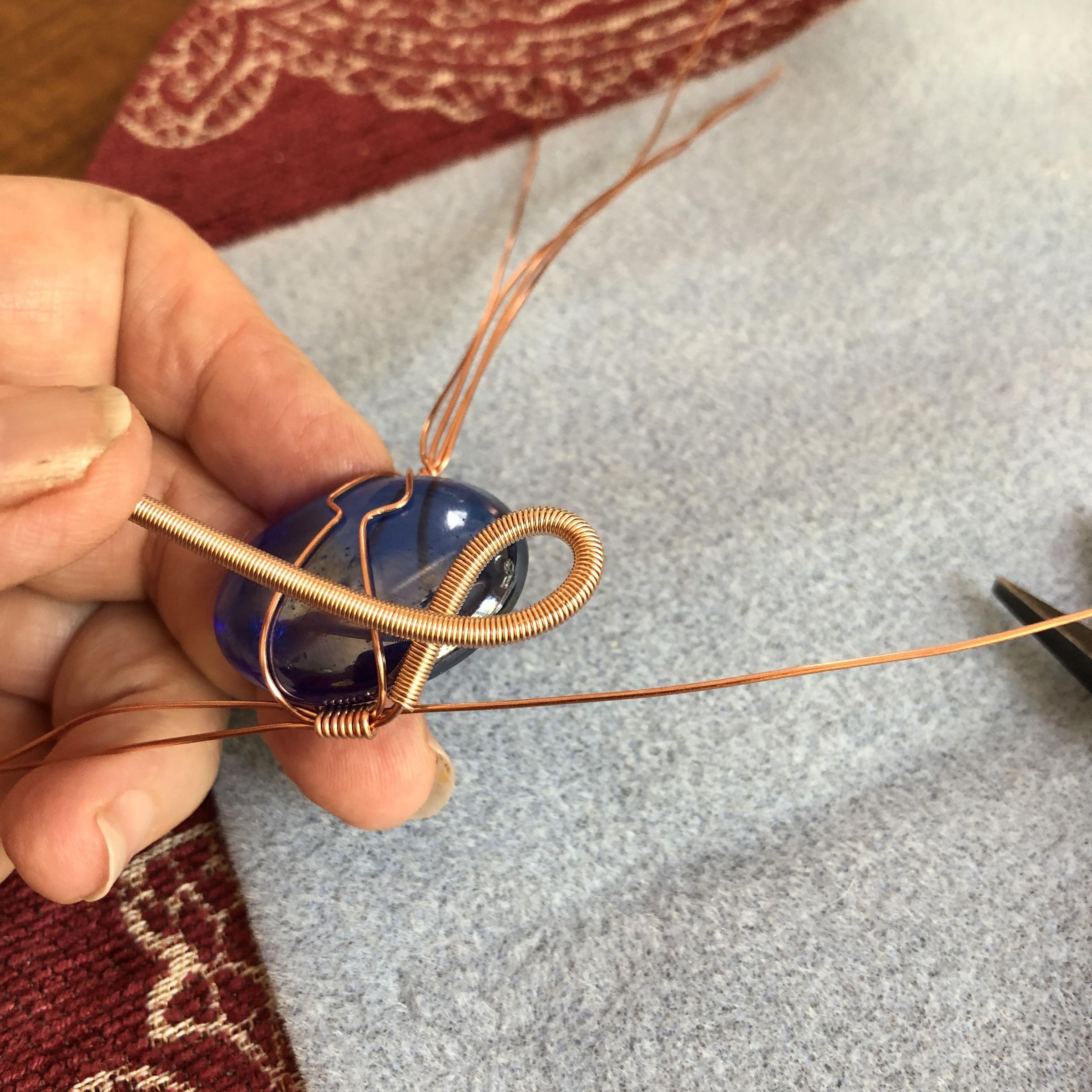 Amazing Wire Wrapped Glass Pendant...for Pennies! : 20 Steps (with ...