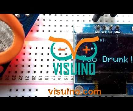 Visuino Breathalyzer How to Use the MQ-3 Alcohol Gas Sensor : 8 Steps - Instructables