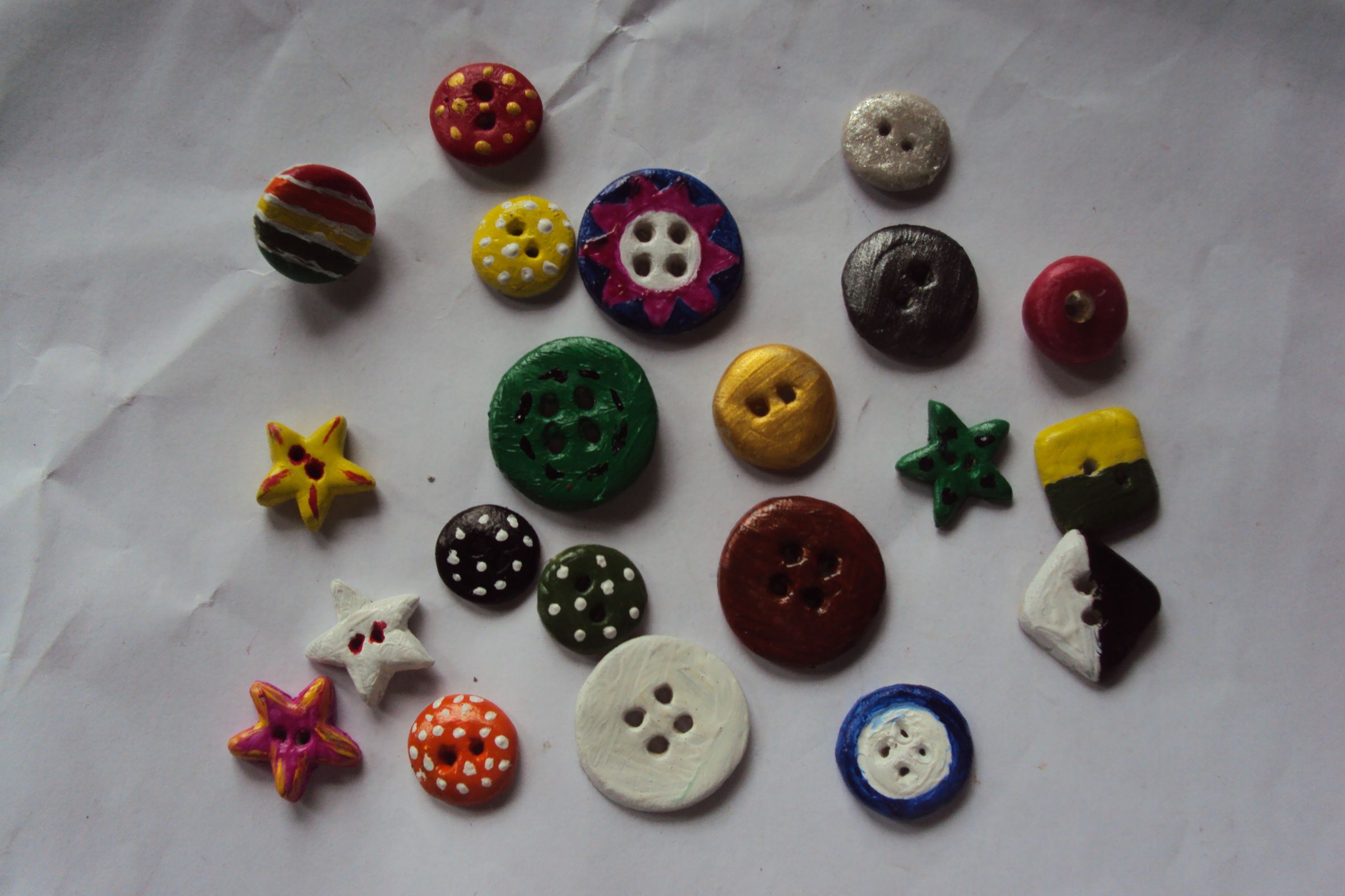 CREATIVE CLAY BUTTONS : 6 Steps (with Pictures) - Instructables