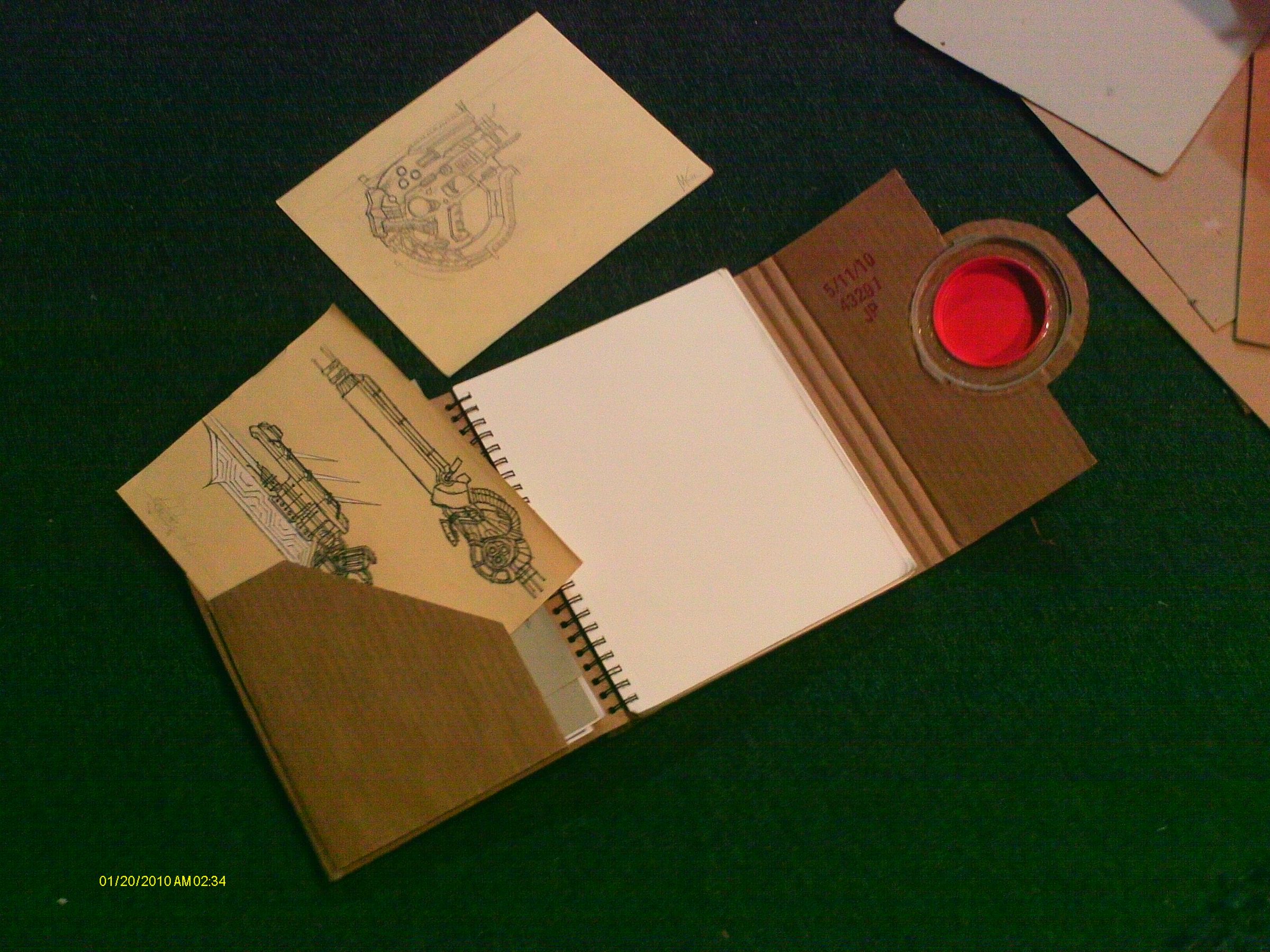 The Amazing Twist-Locking Cardboard Sketchbook : 10 Steps (with ...
