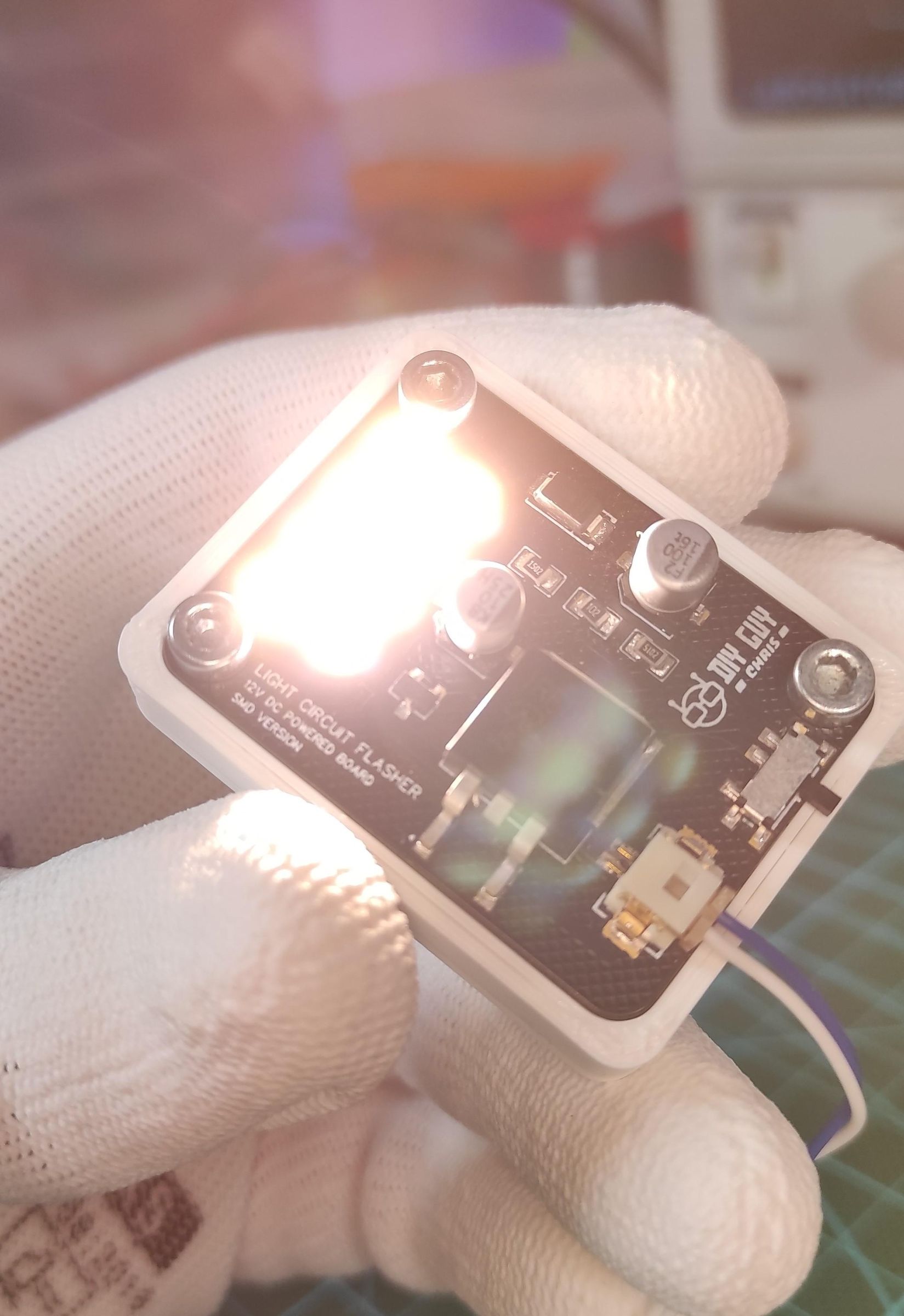 Small Flashing LED Gadget (high Brightness) : 4 Steps (with Pictures ...