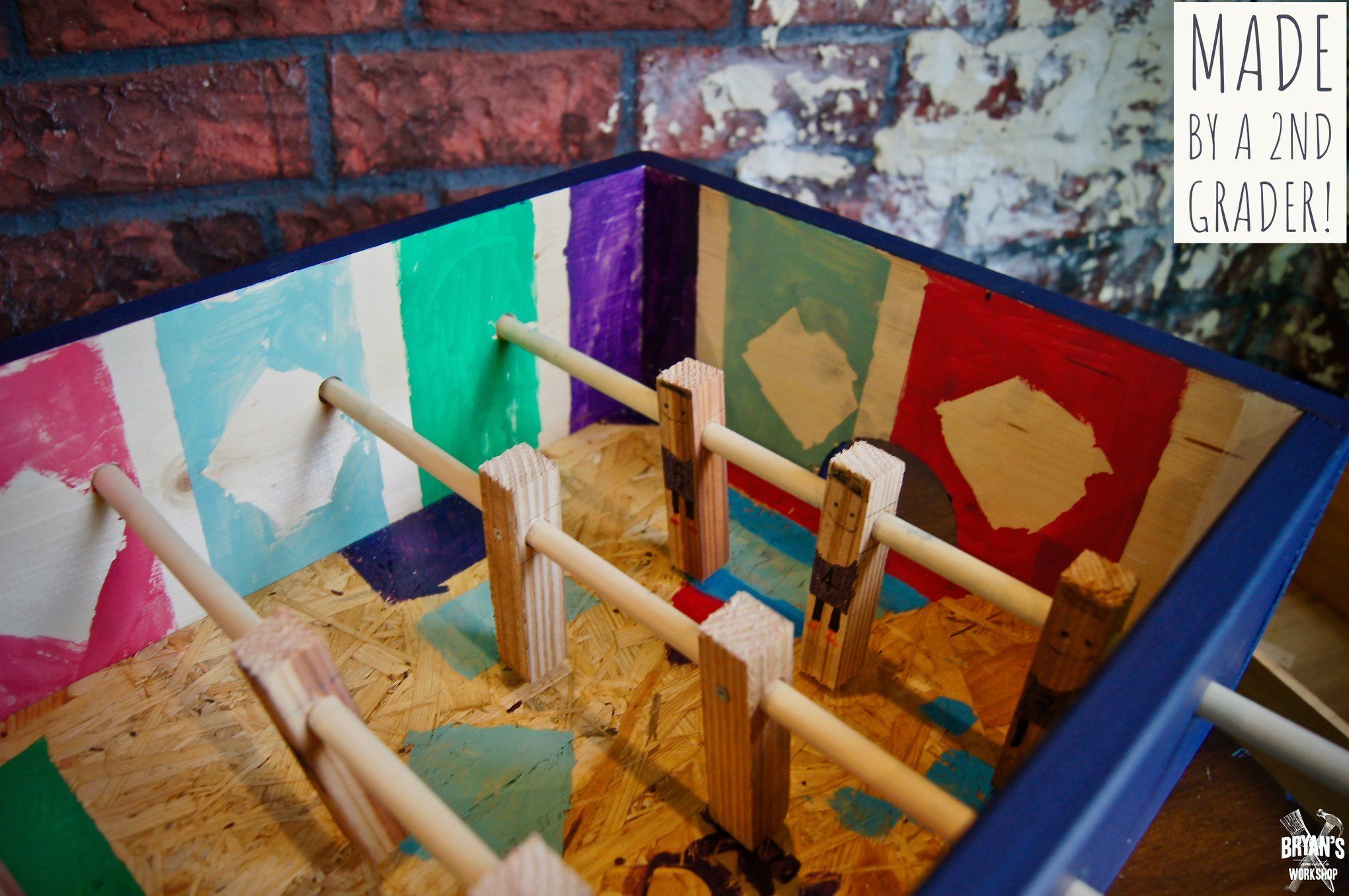 Mini Wooden Foosball Box Project! : 6 Steps (with Pictures) - Instructables